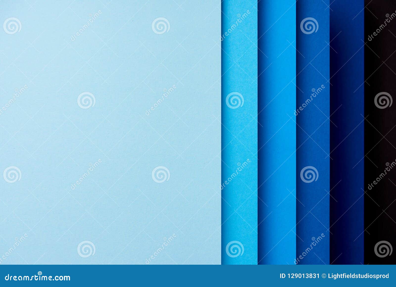 Pattern of Vertical Overlapping Paper Sheets in Blue Stock Image ...