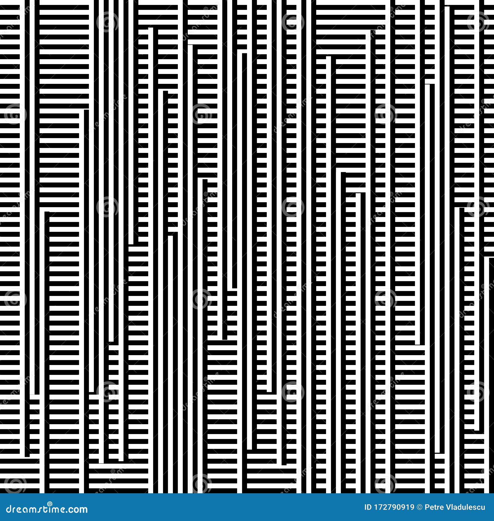 Pattern with Vertical White Streaks, Modern Stylish Image. Stock Vector ...