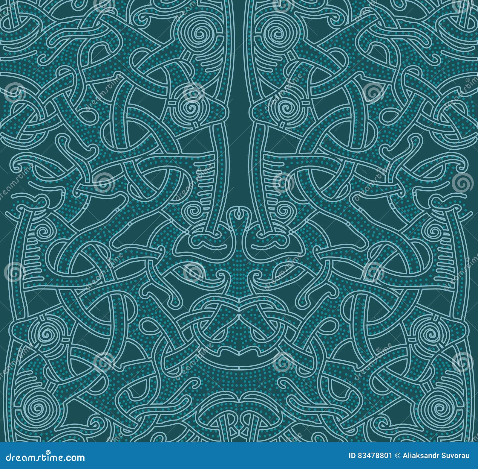 Pattern Vikings. stock vector. Illustration of vector - 83478801