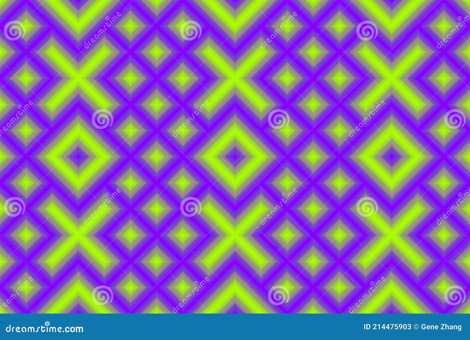 Pattern Design in Purple and Yellow Stock Illustration - Illustration ...