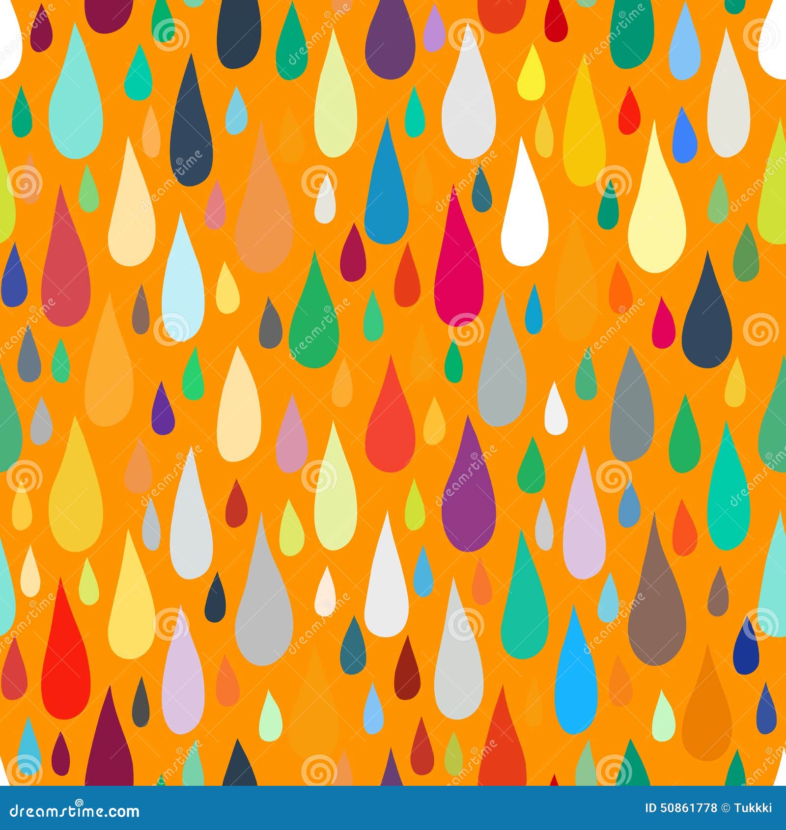 Pattern with Water or Paint Drops Stock Vector - Illustration of ...