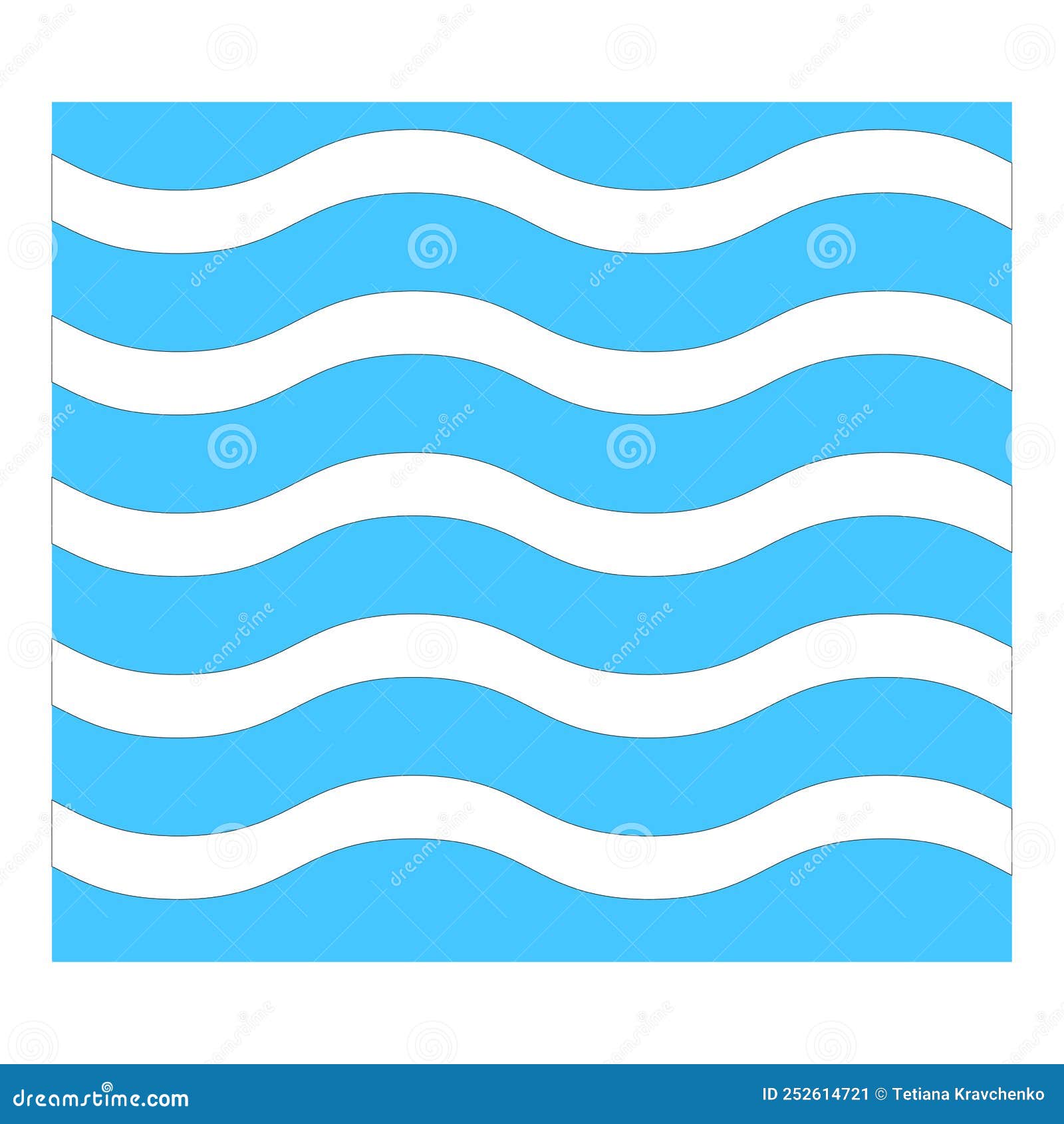 Pattern Waves. Wavy Backdrop. Vector Illustration. Stock Image Stock ...