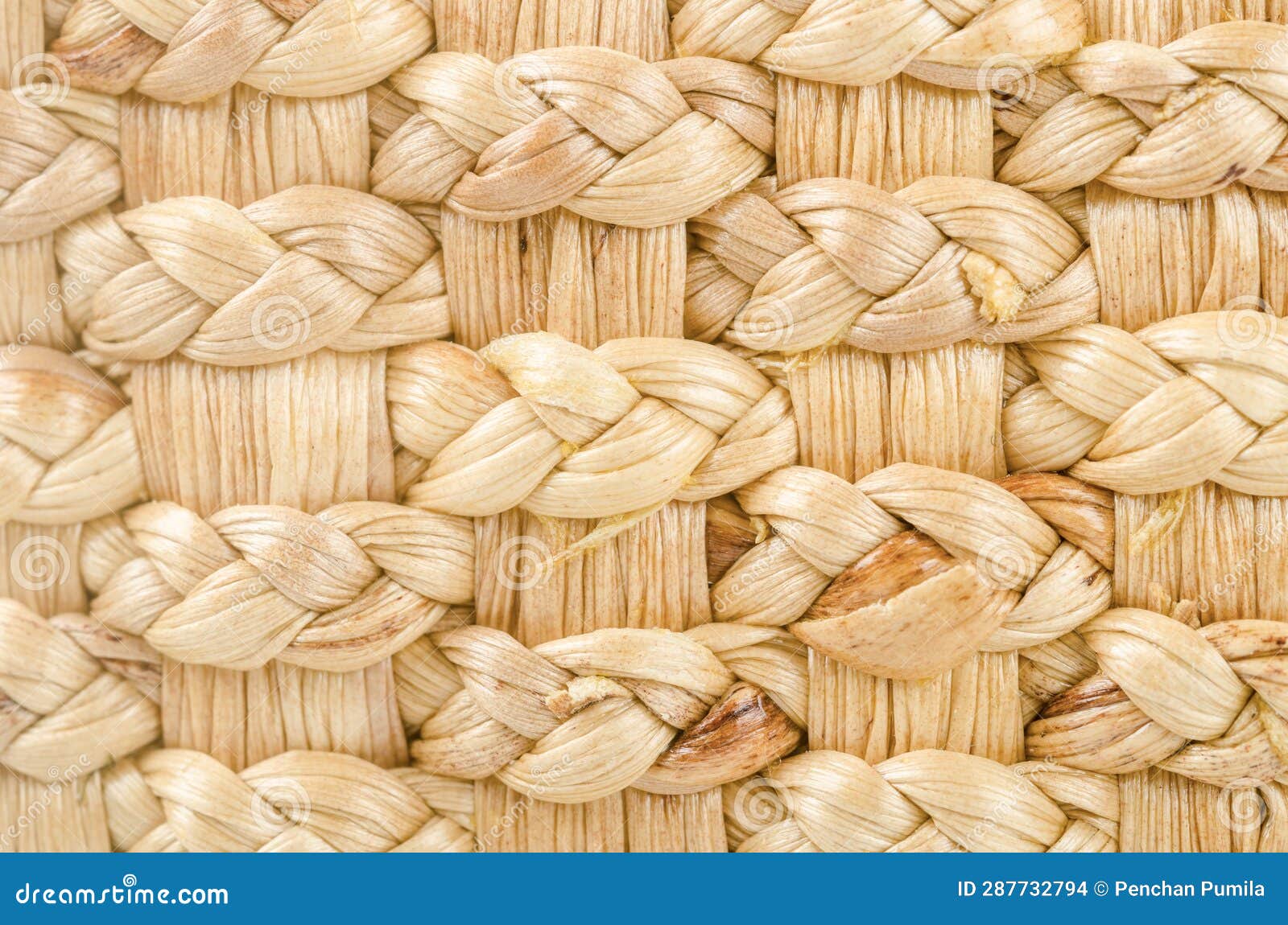 The Pattern of Weave Mat Texture As Abstract Background Stock Photo ...