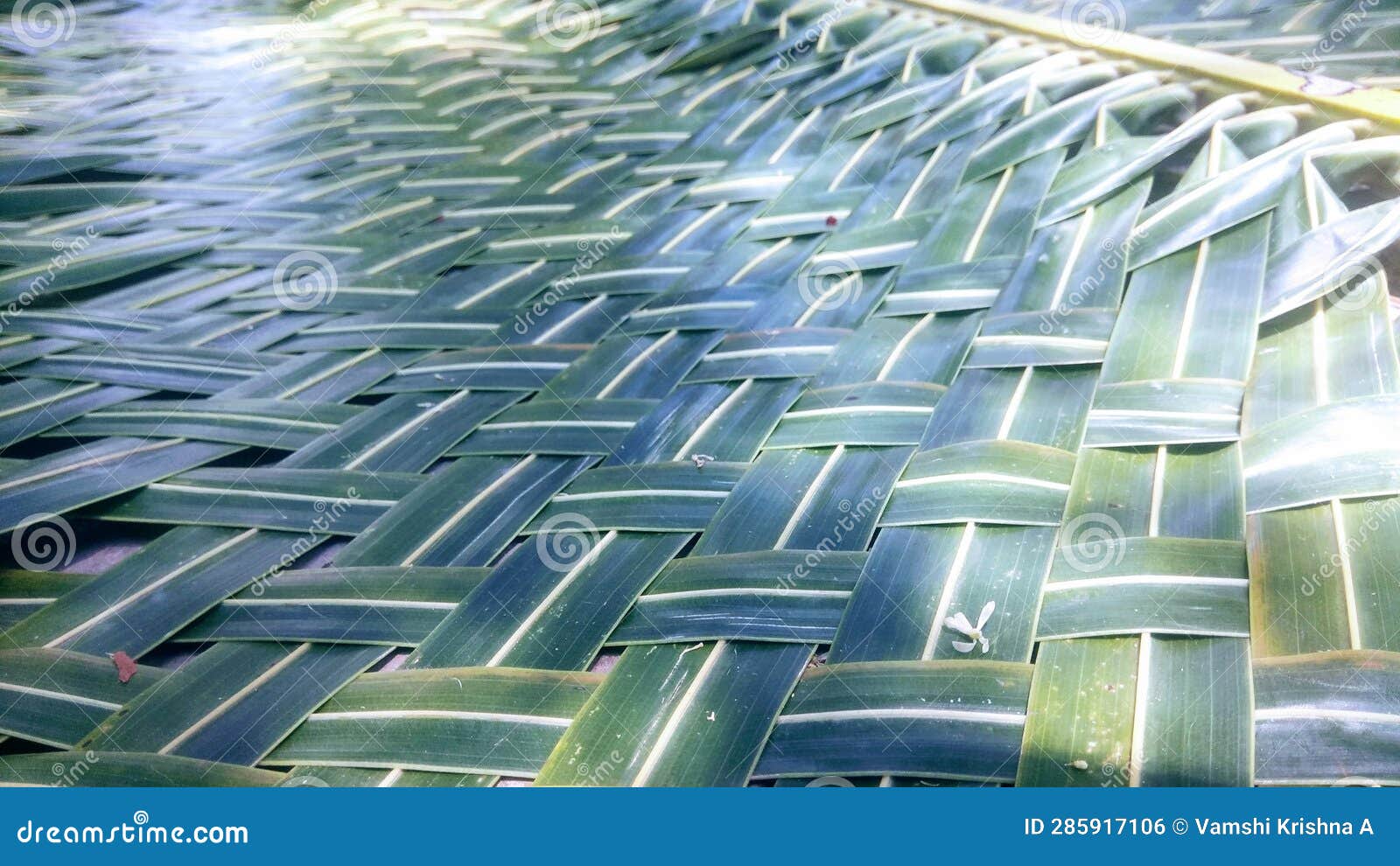 Pattern Weaving of Coconut Leaves Stock Photo - Image of woven, coconut ...