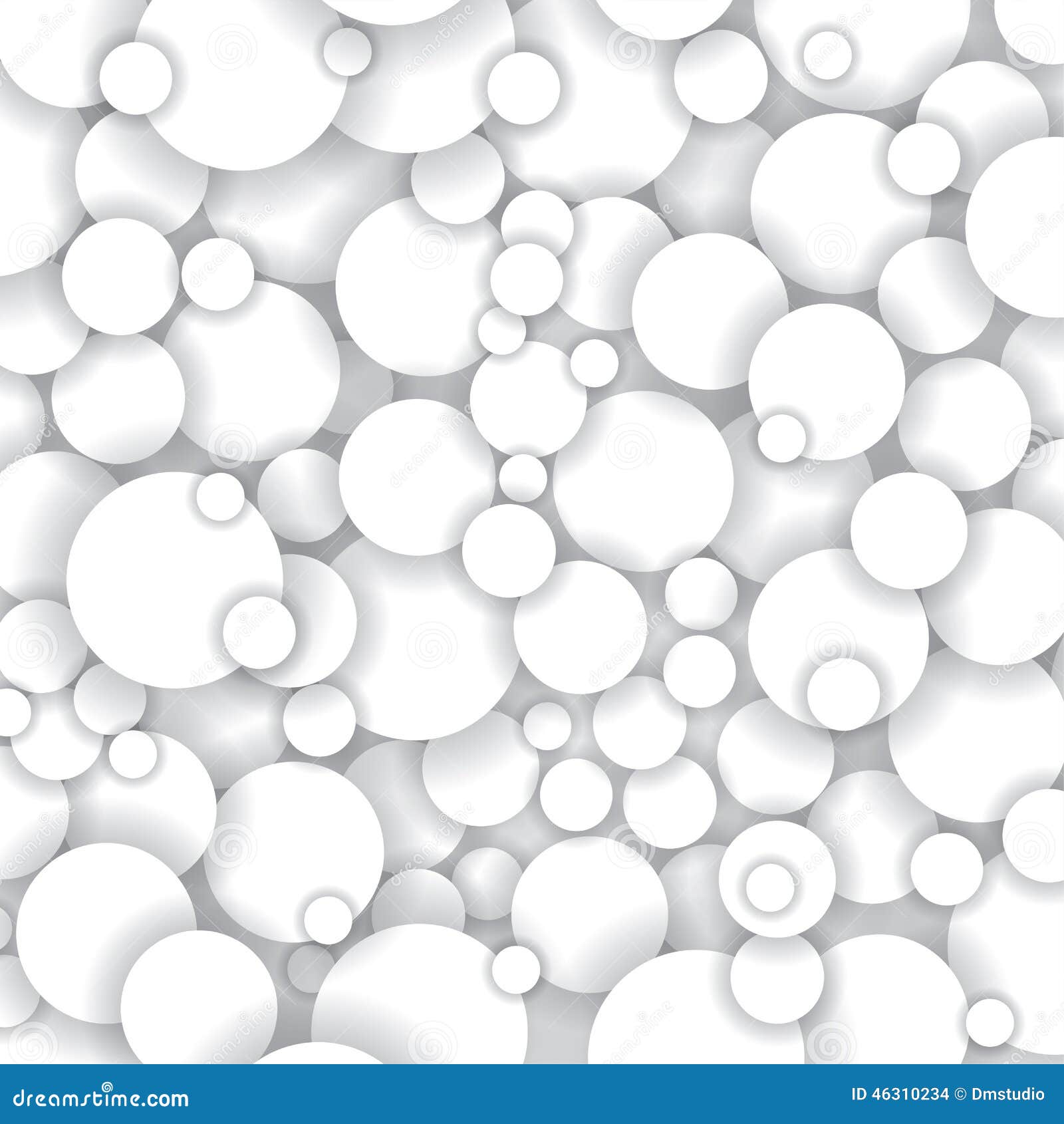 Vector Pattern of White Circles Stock Vector - Illustration of decor ...