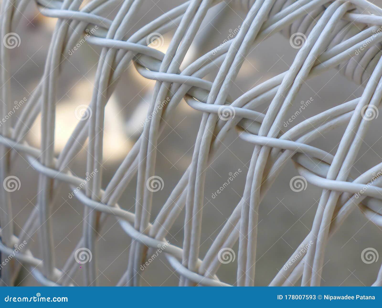 Pattern of White Rattan for Background Stock Image - Image of fiber ...
