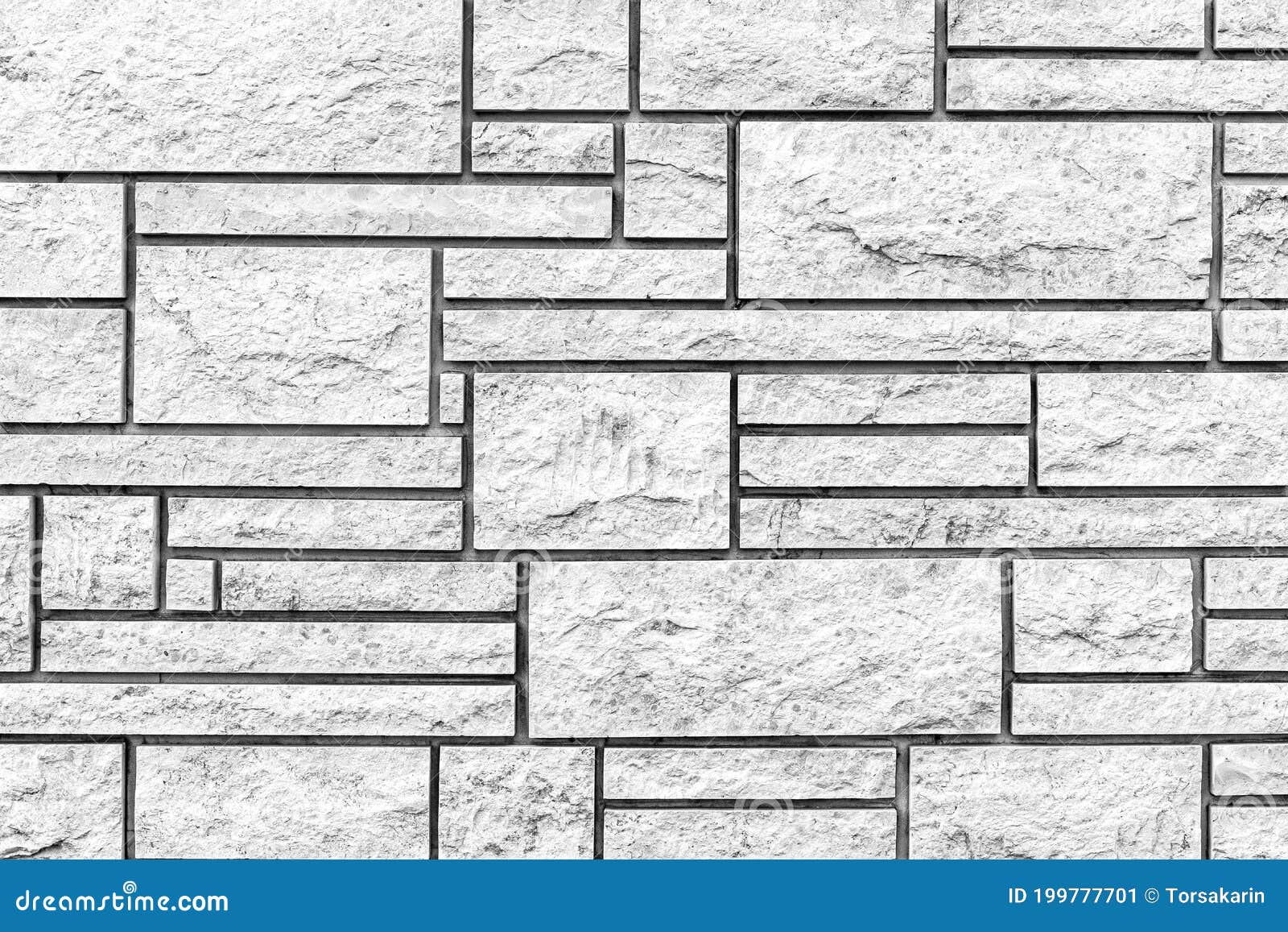 Pattern of White Stone Cladding Wall Tile Texture and Seamless ...