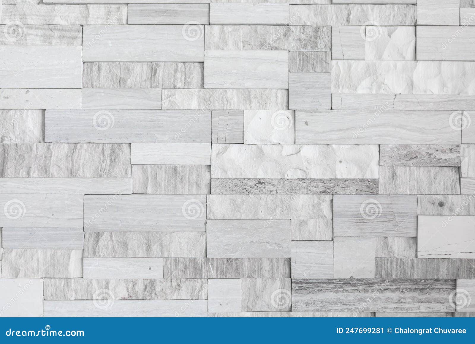 Pattern of the White Stone Wall Texture Background Stock Image - Image ...
