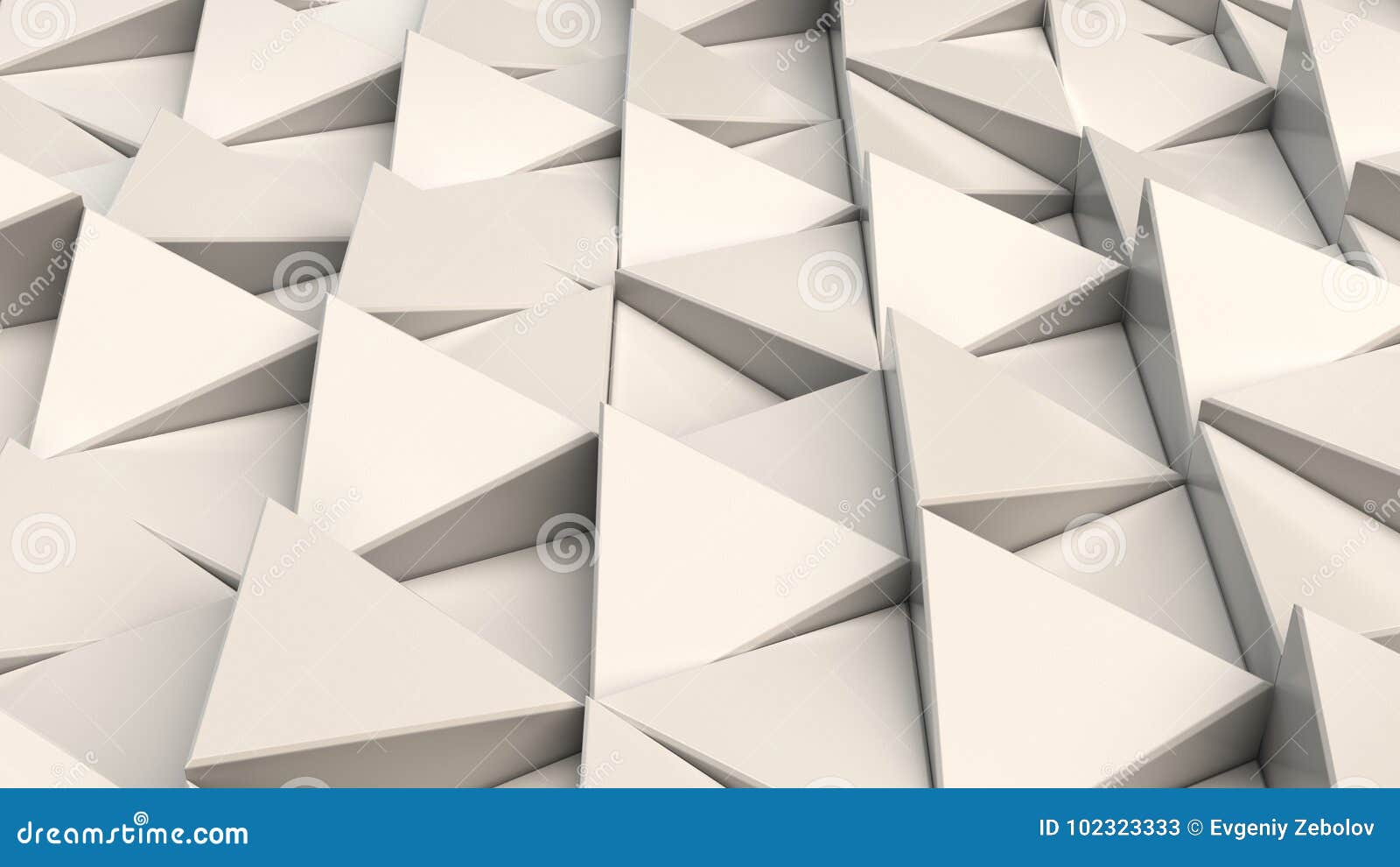Pattern of White Triangle Prisms Stock Illustration - Illustration of ...