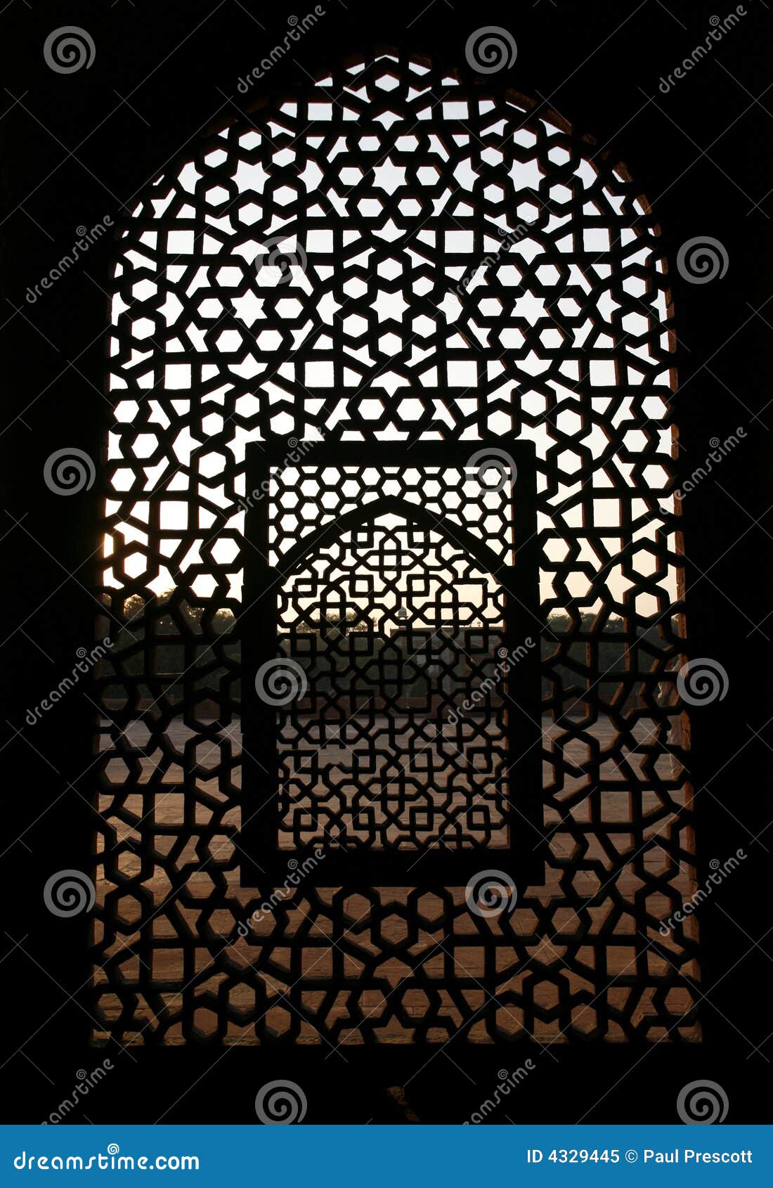 Pattern Window at Humayun Tomb, Delhi Stock Image - Image of pattern ...