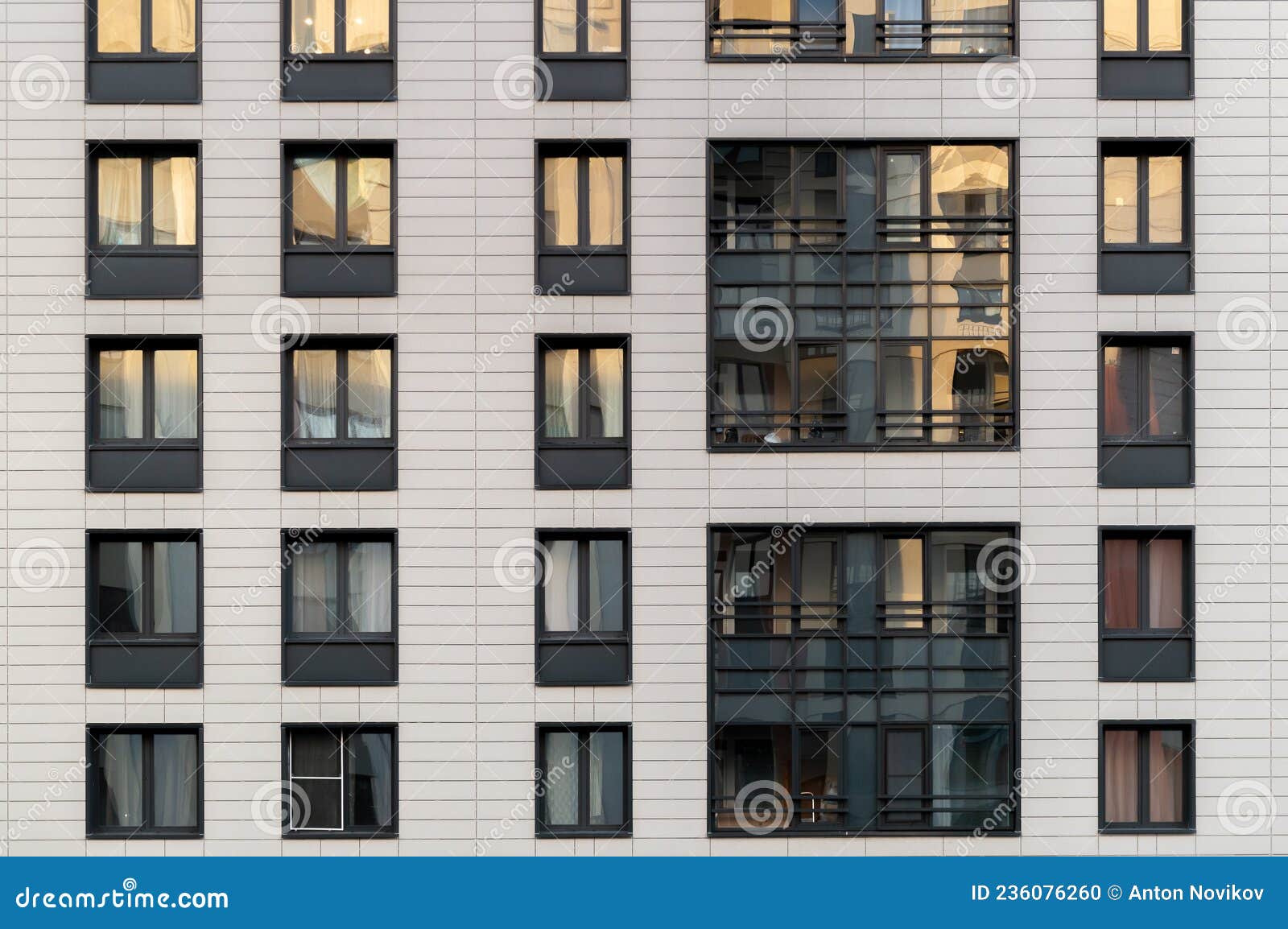 Pattern from the Windows of a Multi-storey Residential Building Stock ...