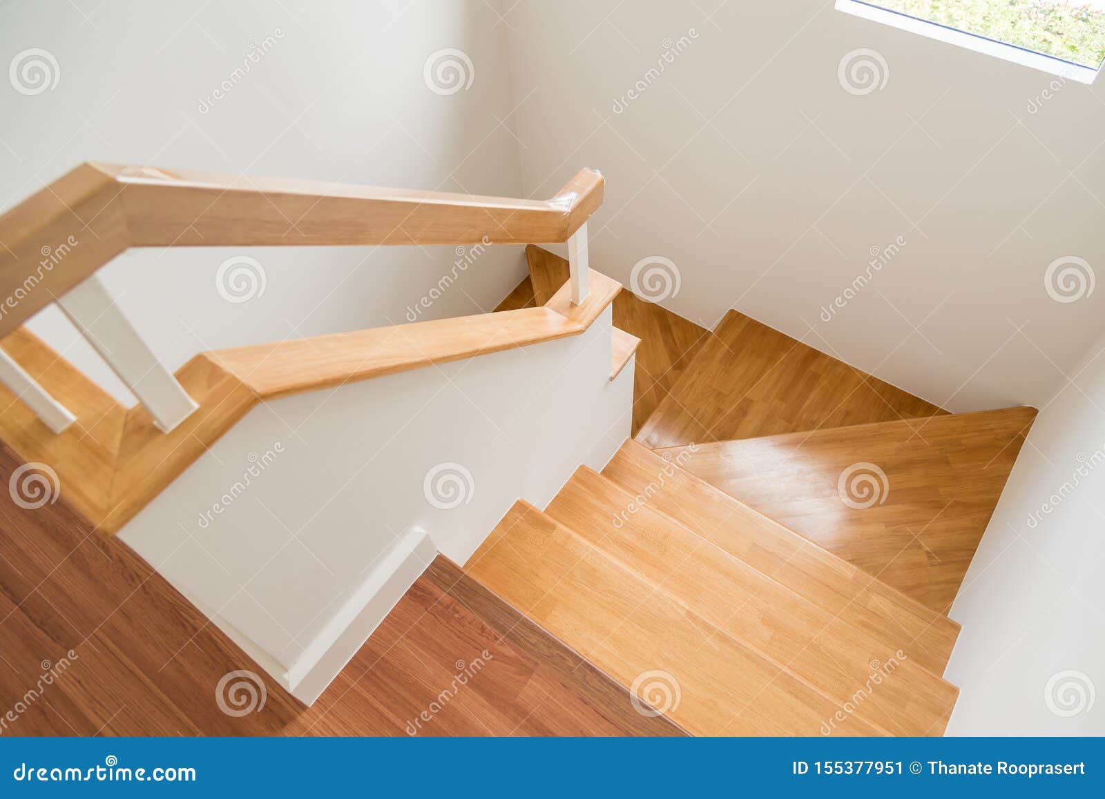 Pattern of Wooden stairs stock image. Image of building - 155377951