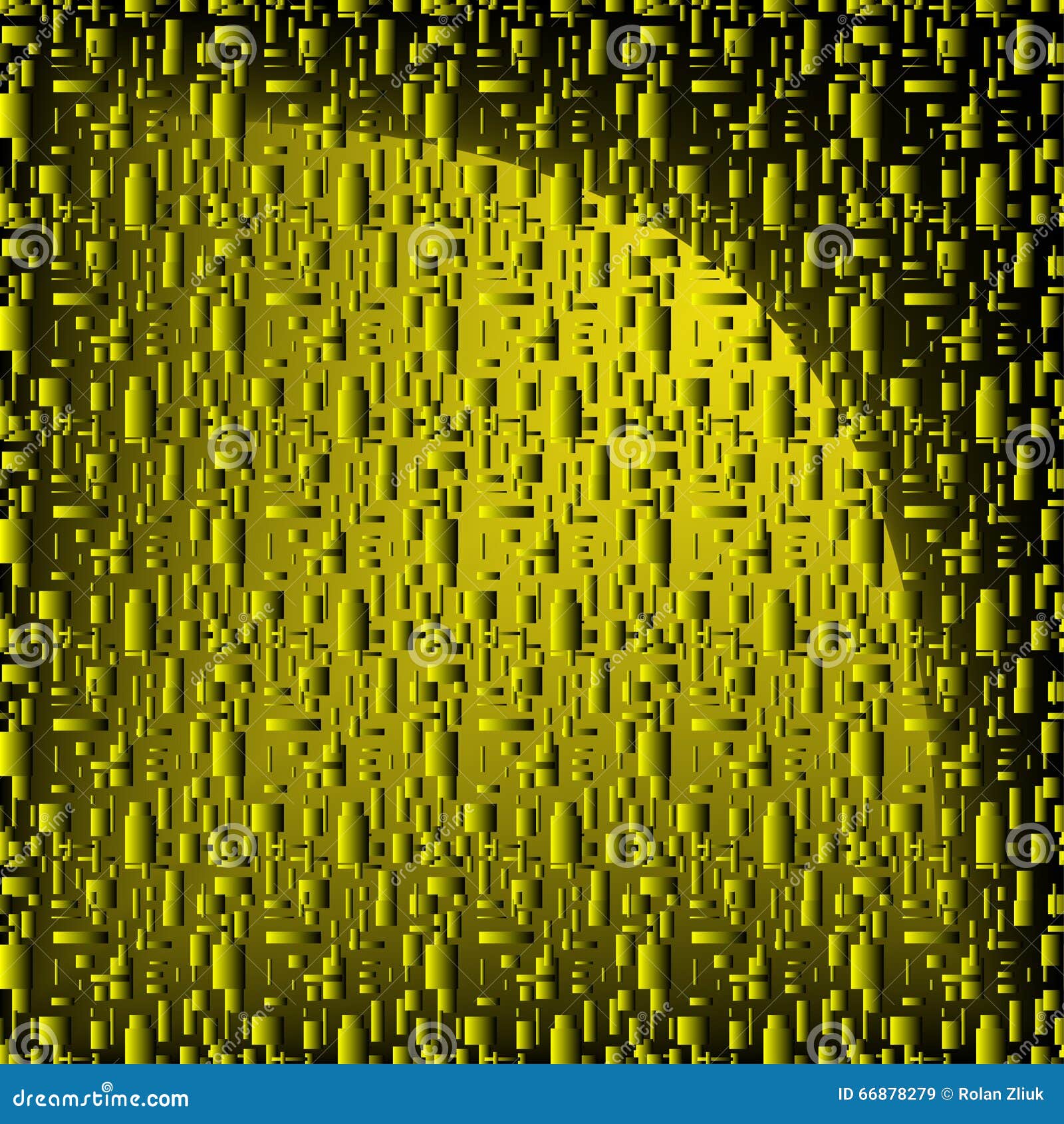 Pattern yellow-black stock vector. Illustration of black - 66878279