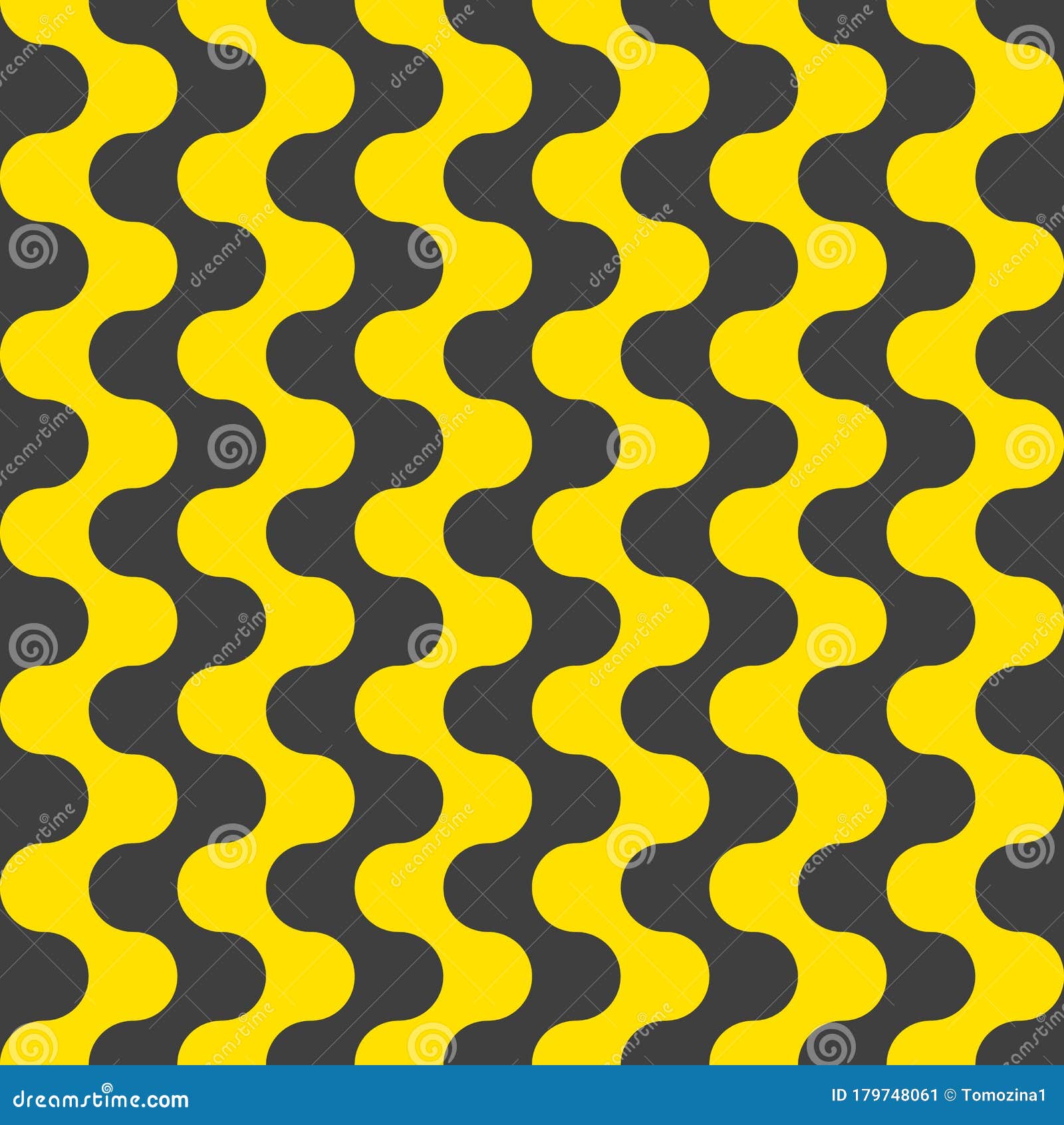 Pattern with yellow curves stock vector. Illustration of paper - 179748061