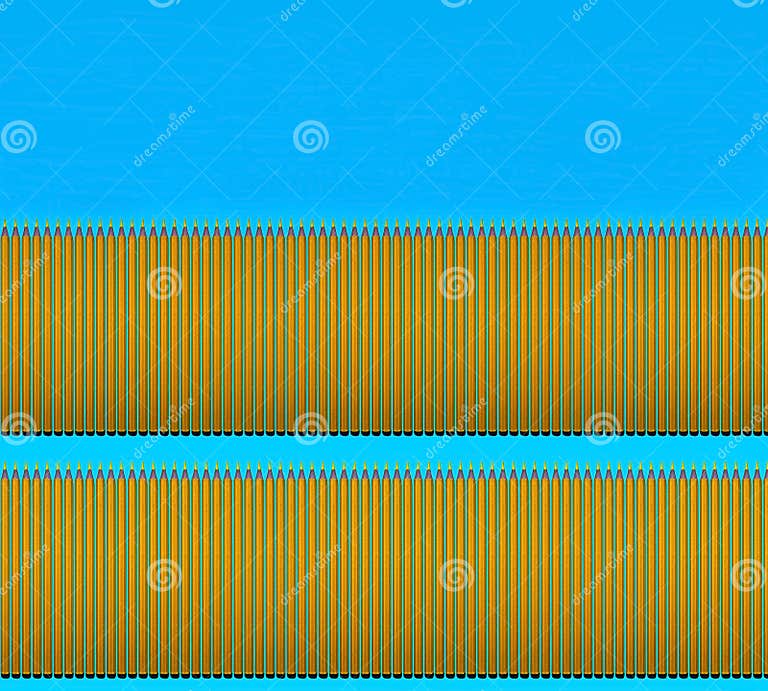 Pattern of yellow pencils. stock image. Image of pattern - 207370305