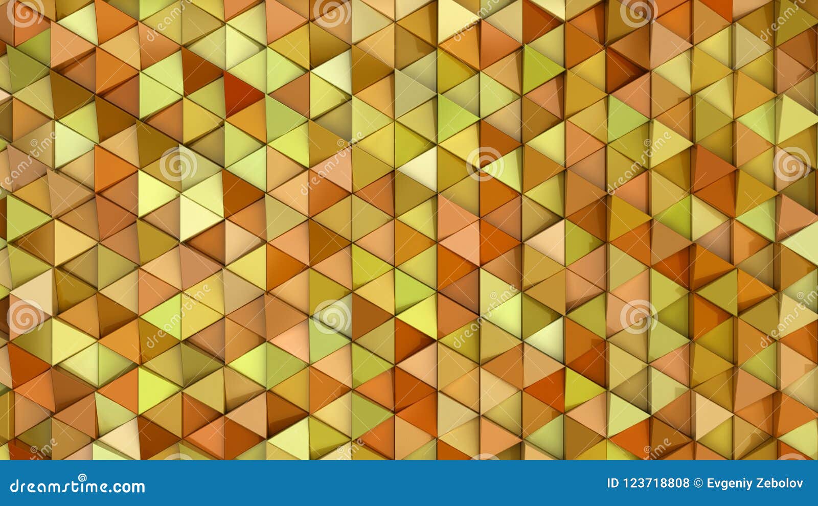 Pattern of Yellow Triangle Prisms Stock Illustration - Illustration of ...