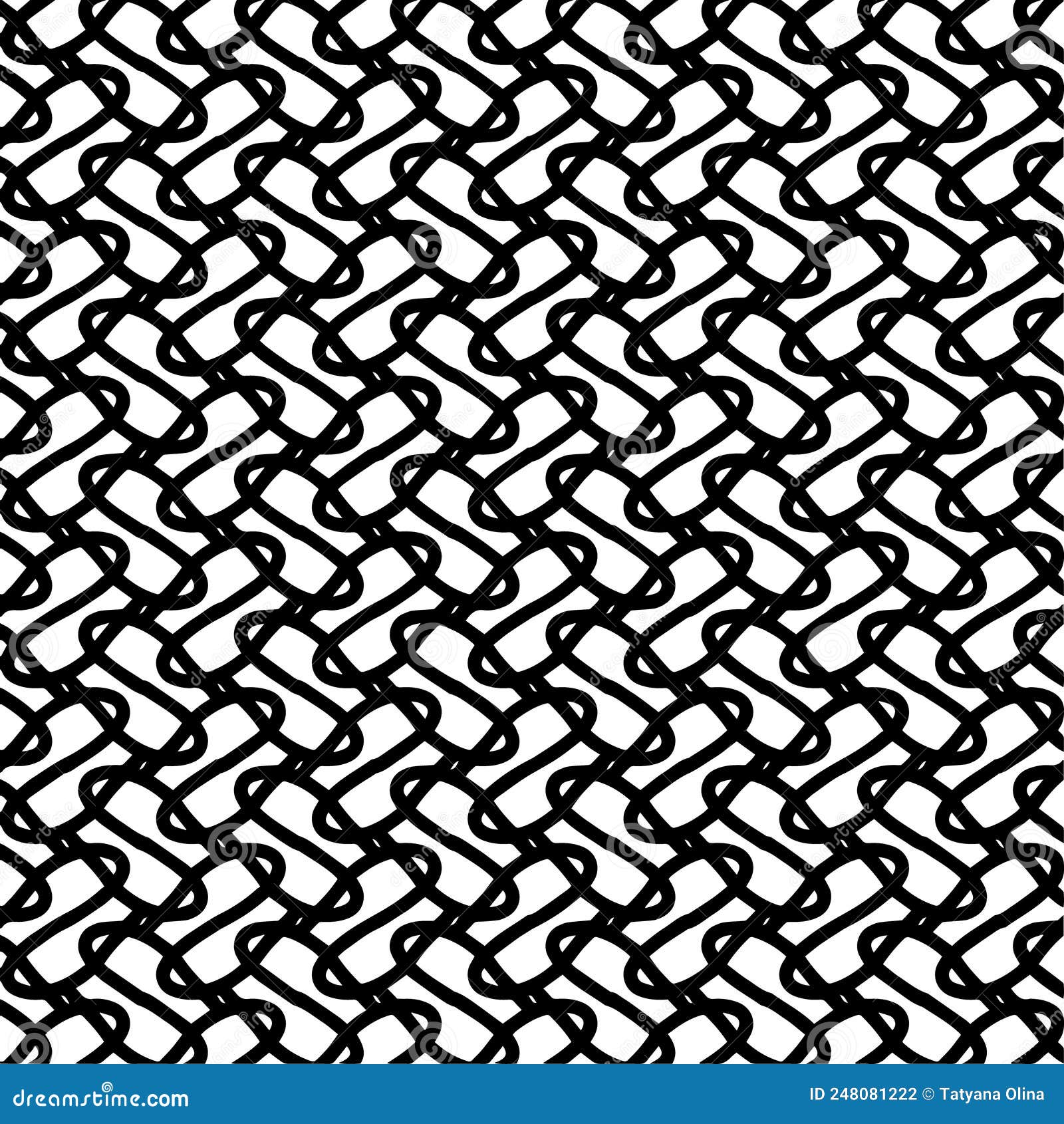 Pattern with Zig-zag-shaped Elements Stock Vector - Illustration of ...