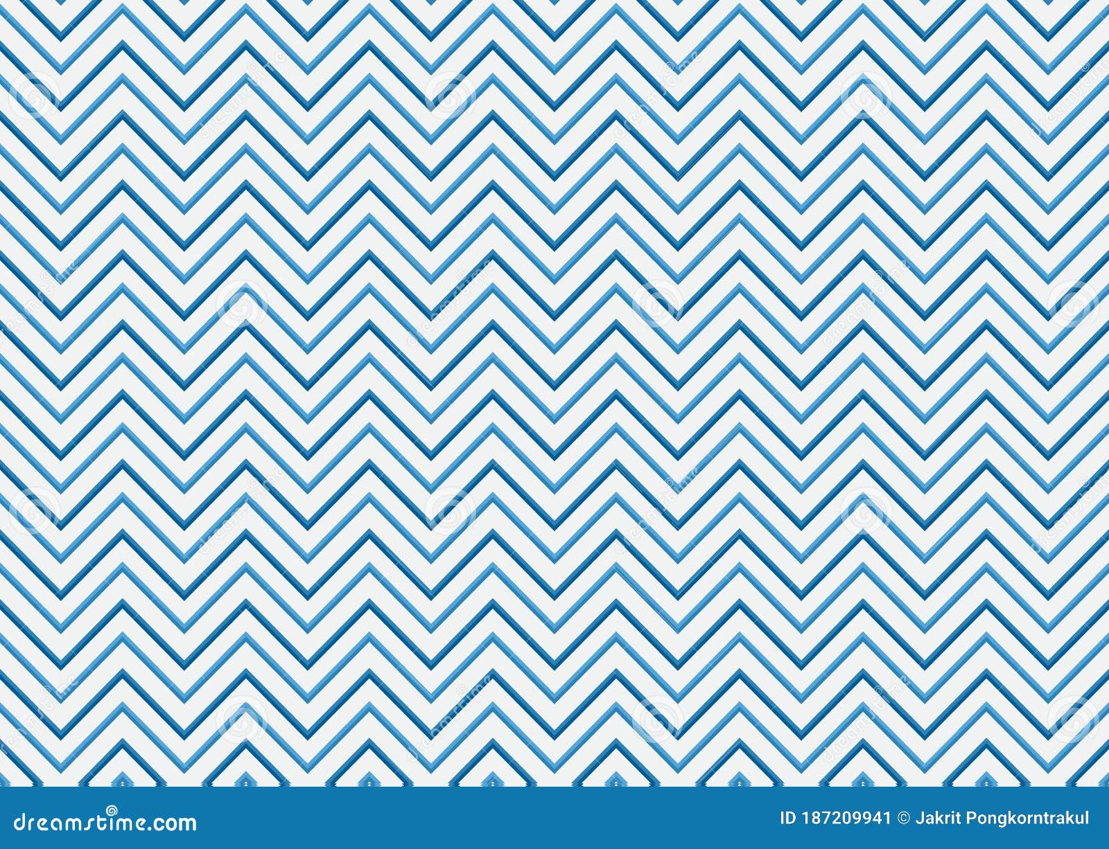 Pattern Zigzag Line Style Modern Background Design Blue Color Bright ...