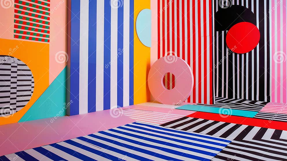 Patterned Backdrop for Advertising Campaigns. Stock Illustration ...