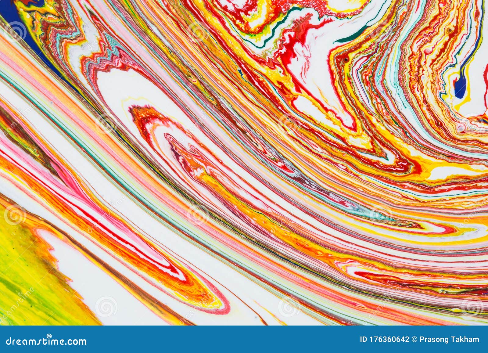 Patterned Background of Various Flowing Colors, Beautiful, Abstract ...