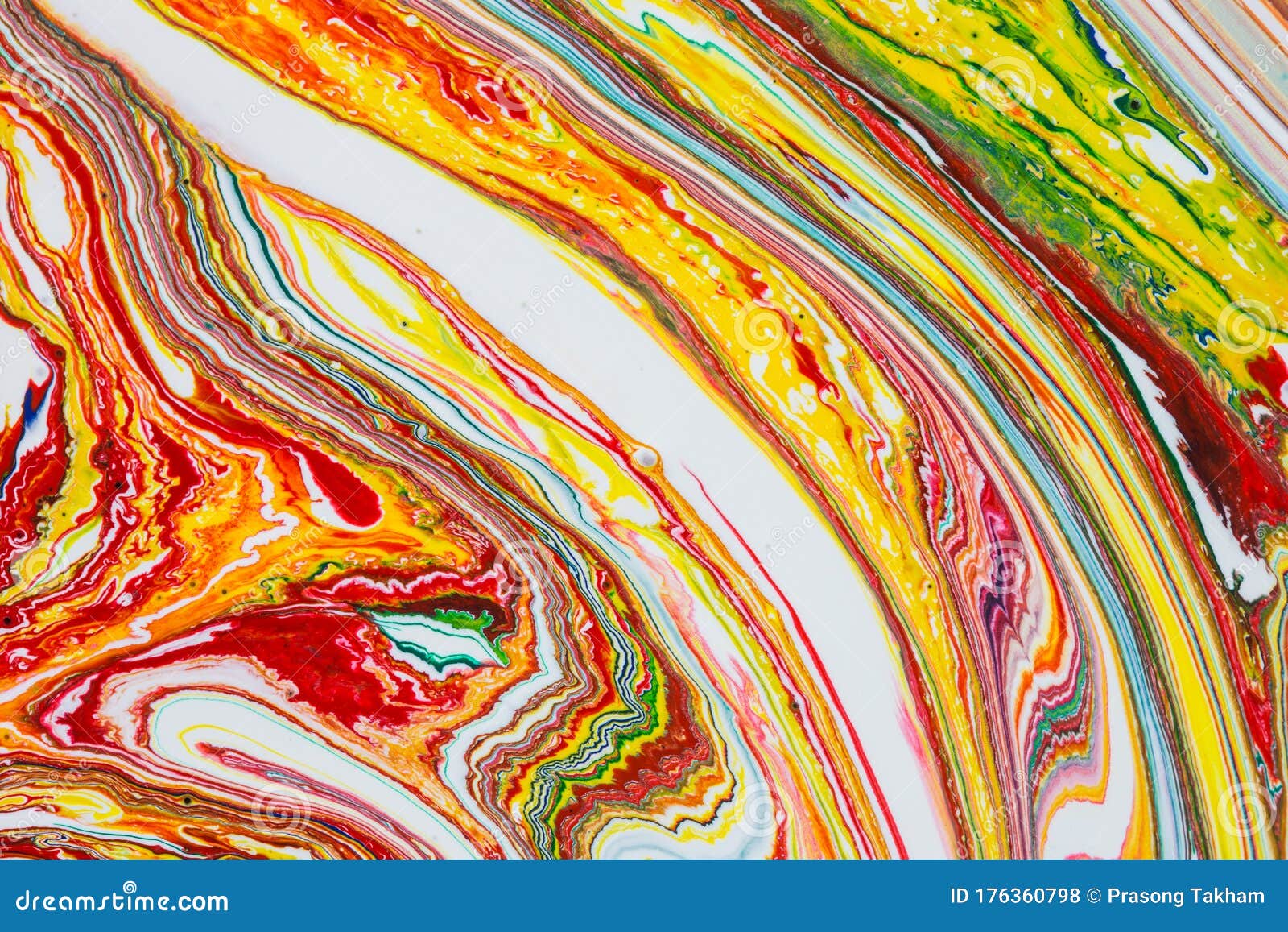 Patterned Background of Various Flowing Colors, Beautiful, Abstract ...