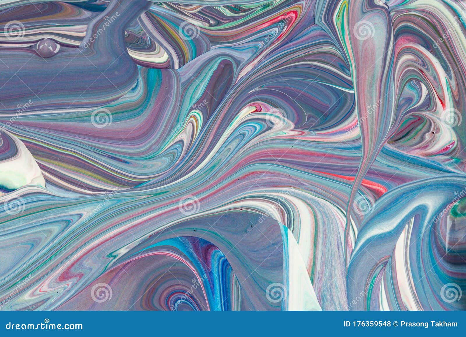 Patterned Background of Various Flowing Colors, Beautiful, Abstract ...