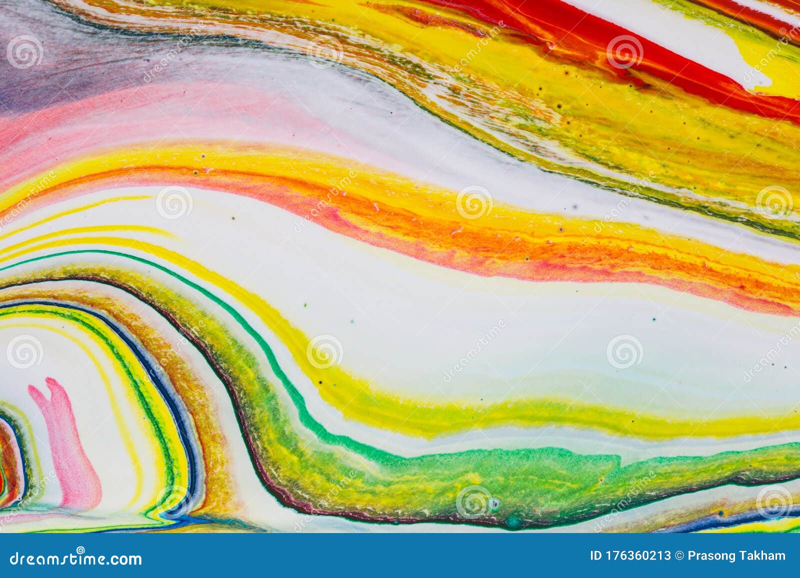 Patterned Background of Various Flowing Colors, Beautiful, Abstract ...