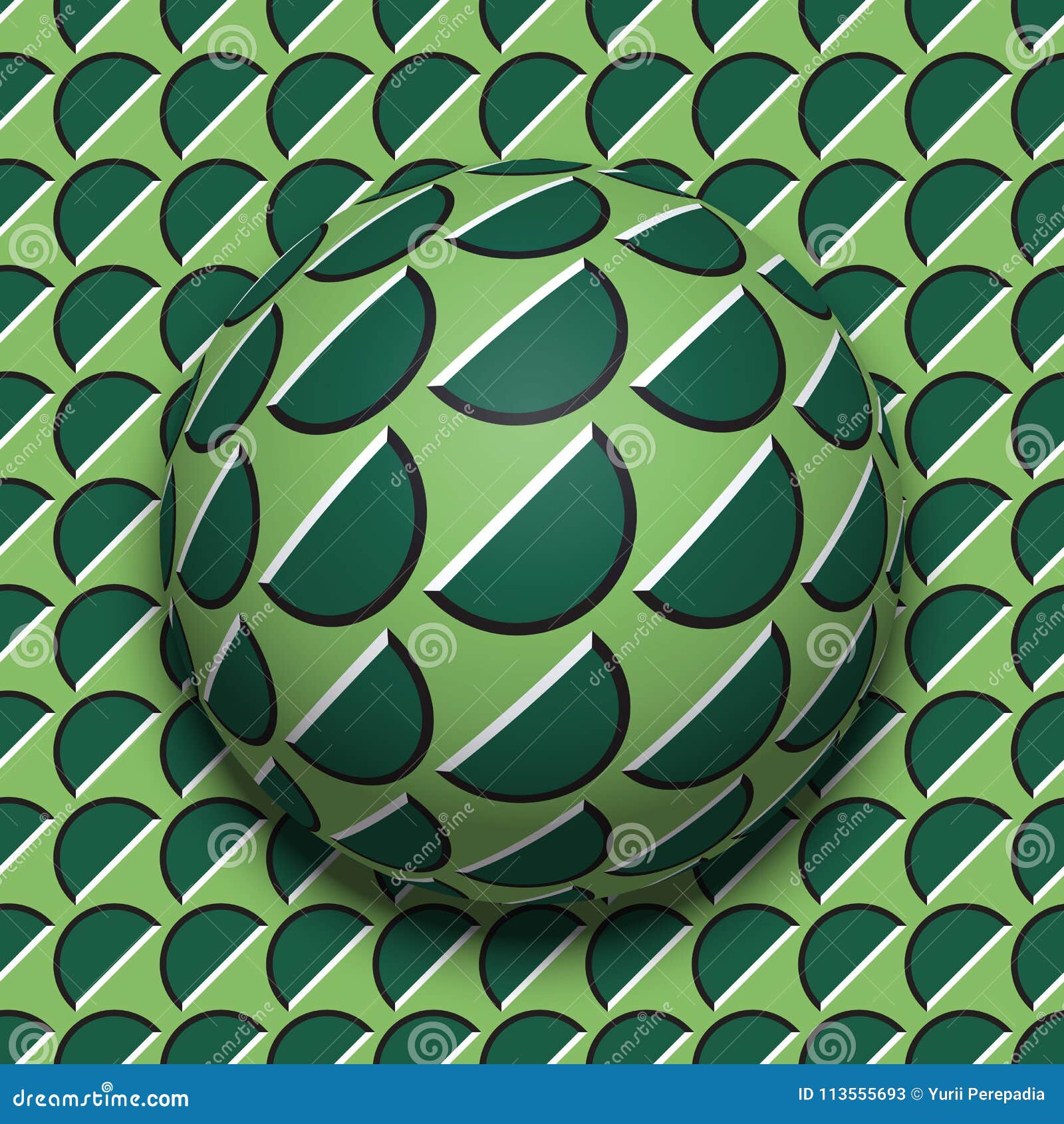 Patterned Ball Rolling Along The Same Surface. Abstract Vector Optical ...