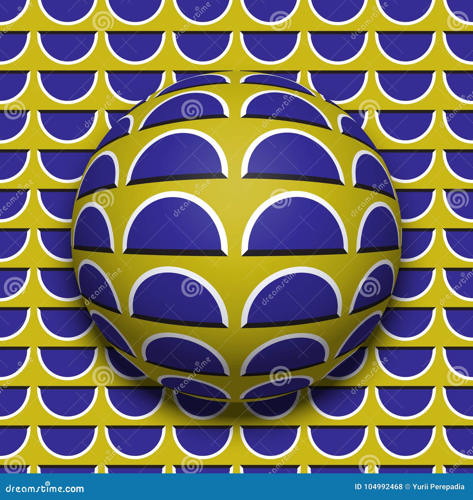 Patterned Ball Rolling Along The Same Surface. Abstract Vector Optical ...