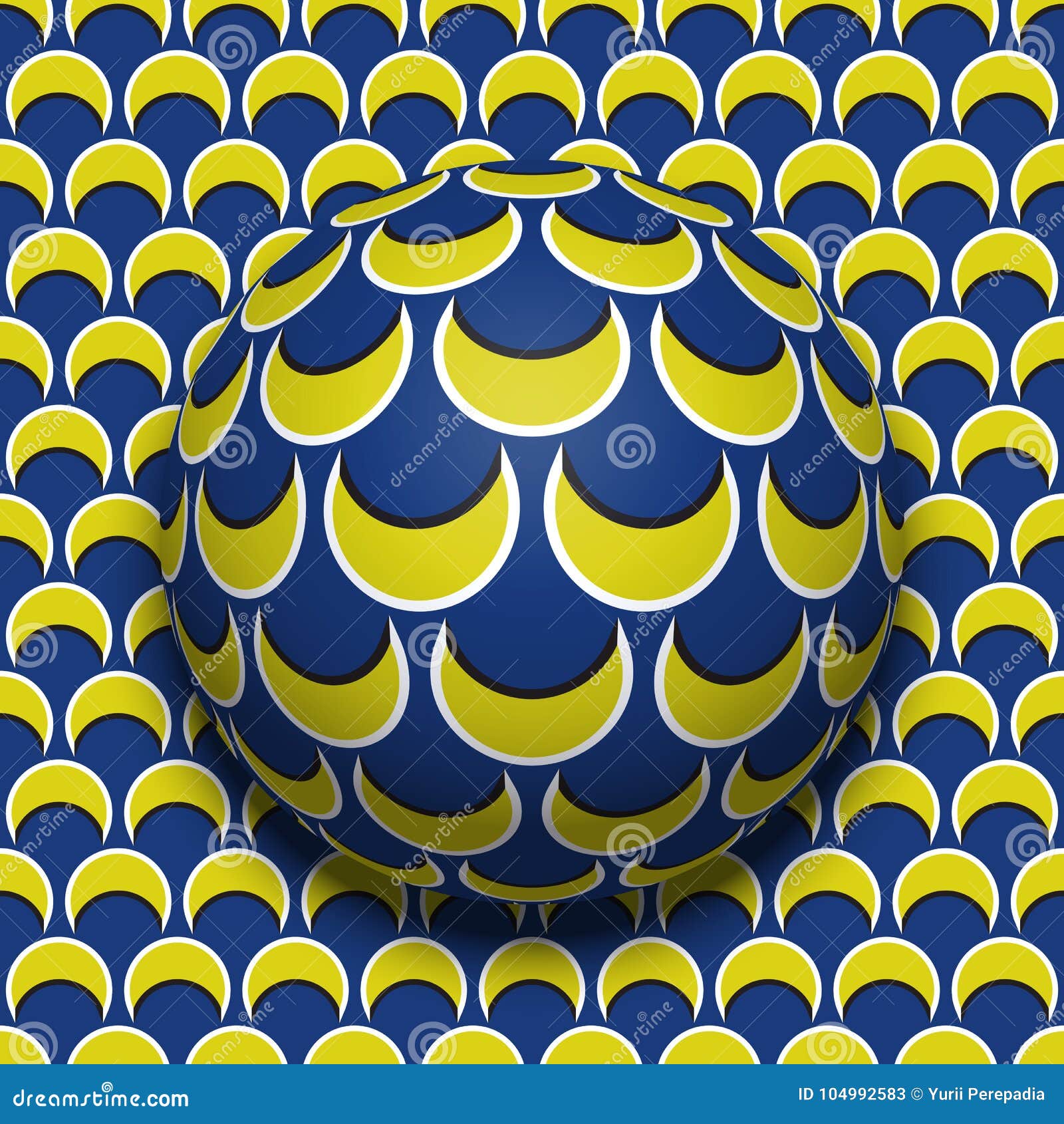 Patterned Ball Rolling Along The Same Surface. Abstract Vector Optical ...