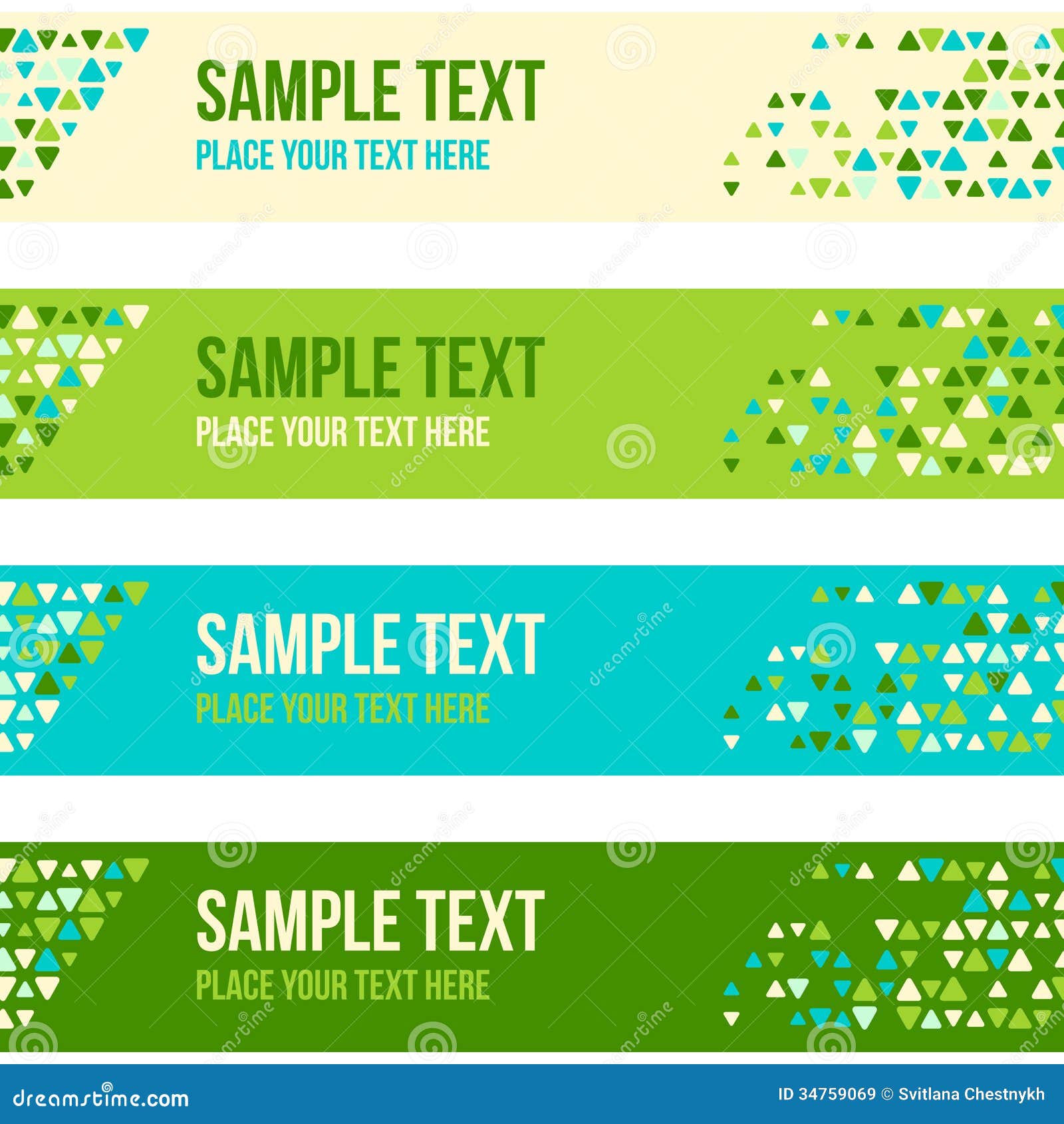 Patterned Banner Background With Small Spots Cartoon Vector ...
