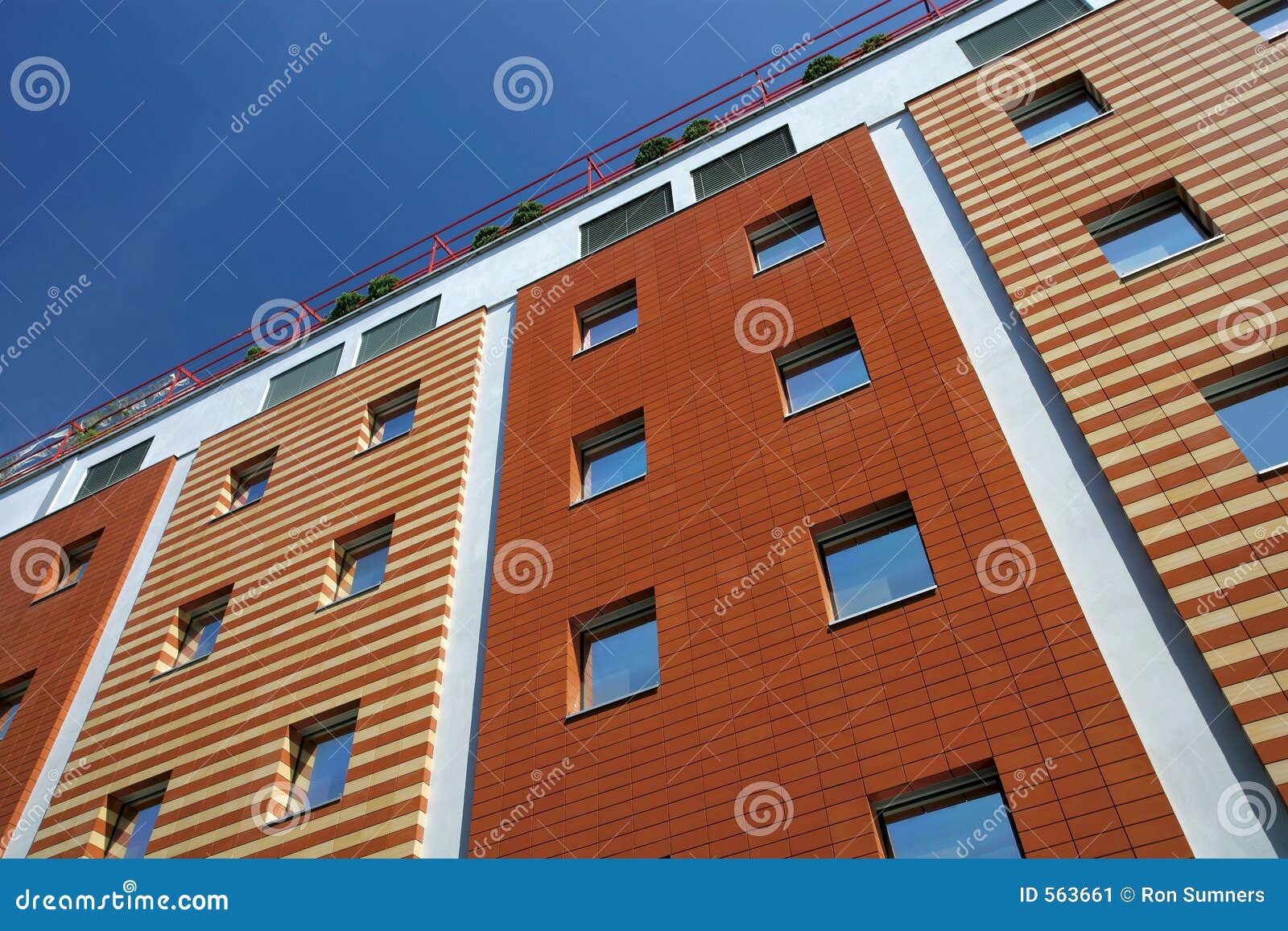 Patterned buildings stock image. Image of tall, urban, background - 563661