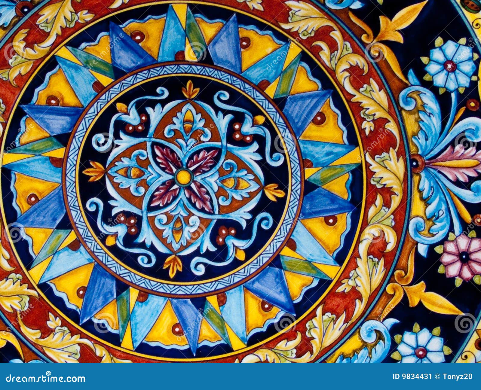 Patterned ceramic stock image. Image of detail, ceramic - 9834431