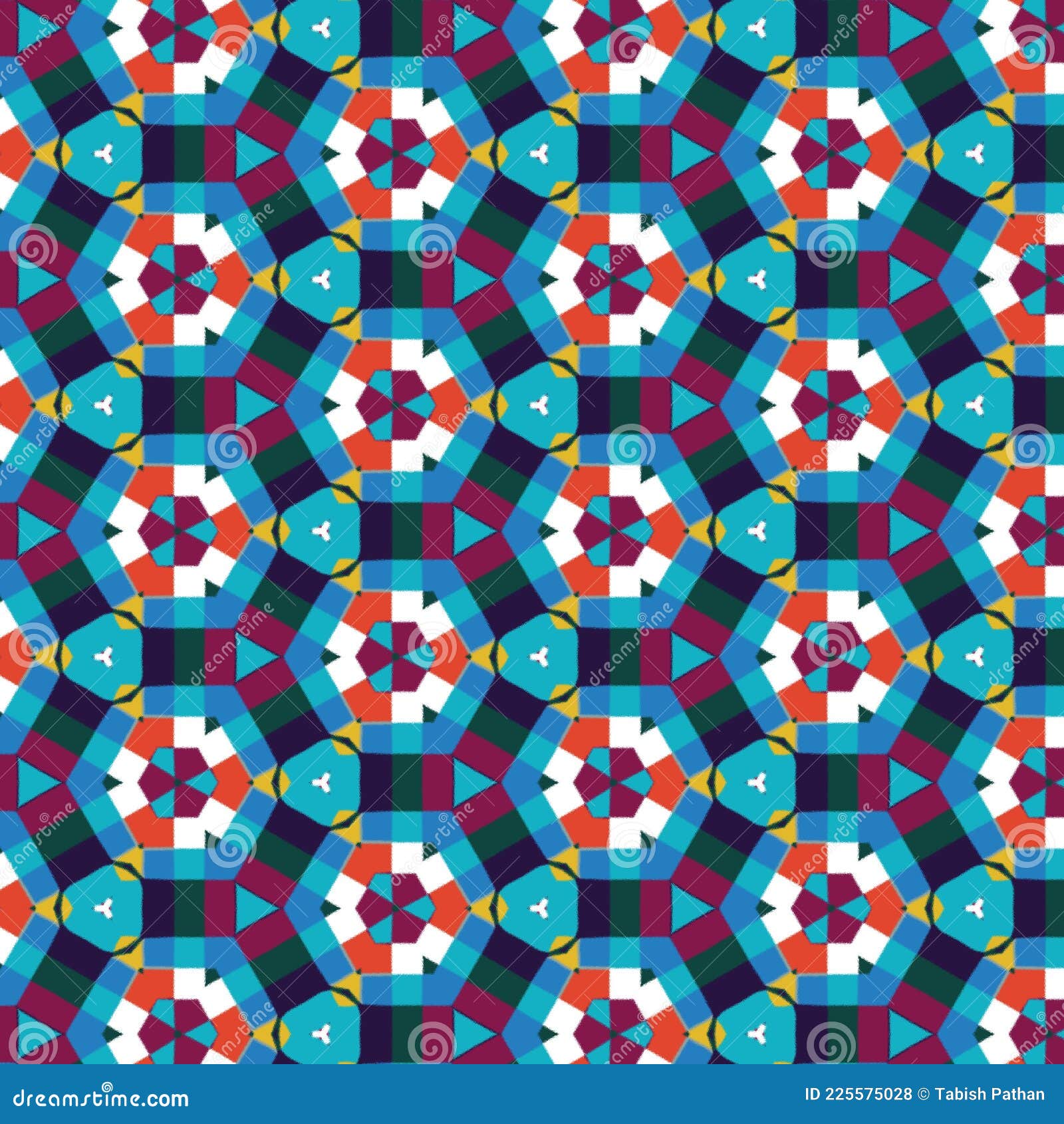 Patterned Colorful Geometric Background for Wallpapers Stock ...