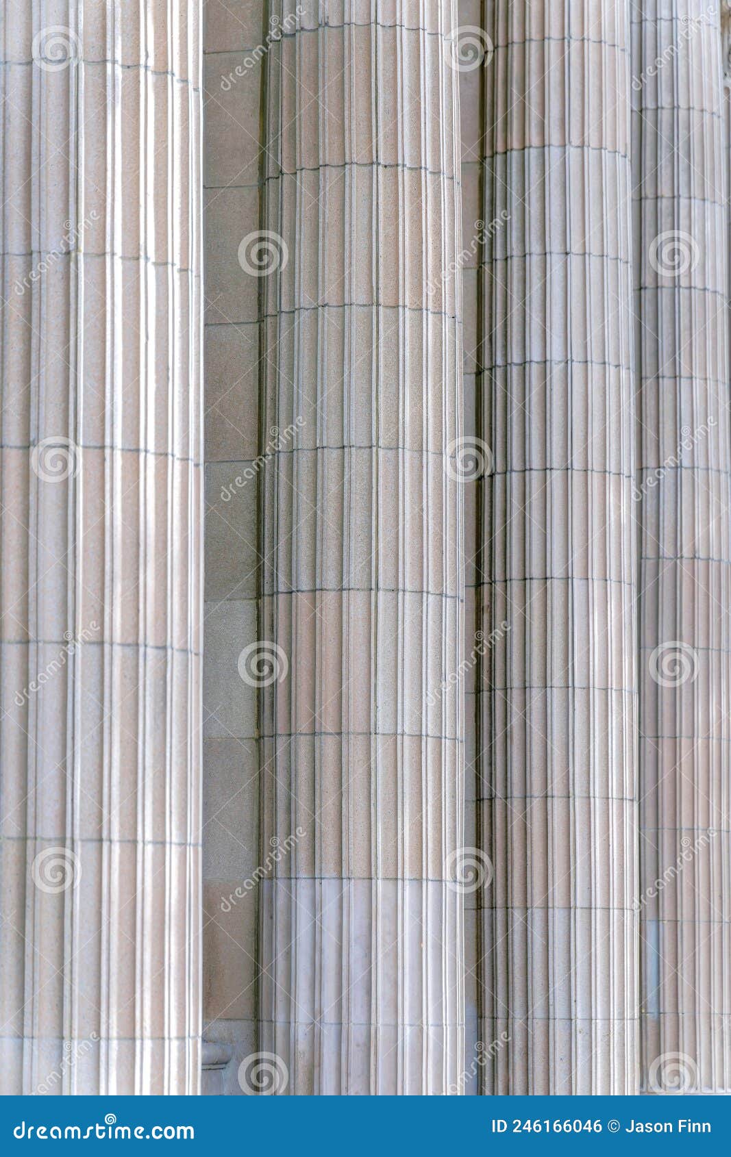 Patterned Column Posts of a Building at Silicon Valley in Downtown San ...