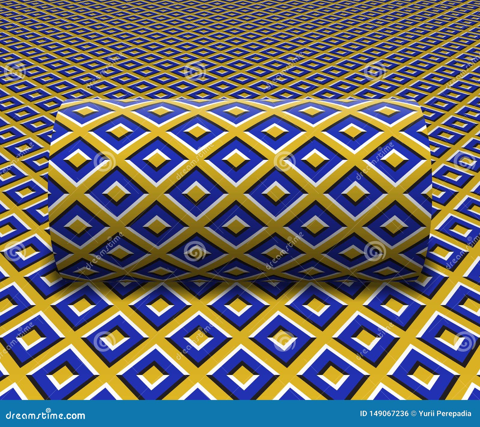 Cylinder Rolling To Arrow Vector Illustration | CartoonDealer.com ...