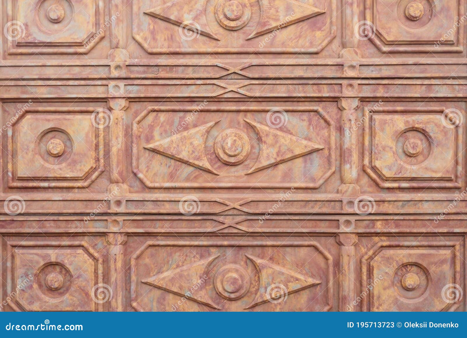 Patterned Decorative Brown Textured Fence Tiles Copy Space Stock Image ...