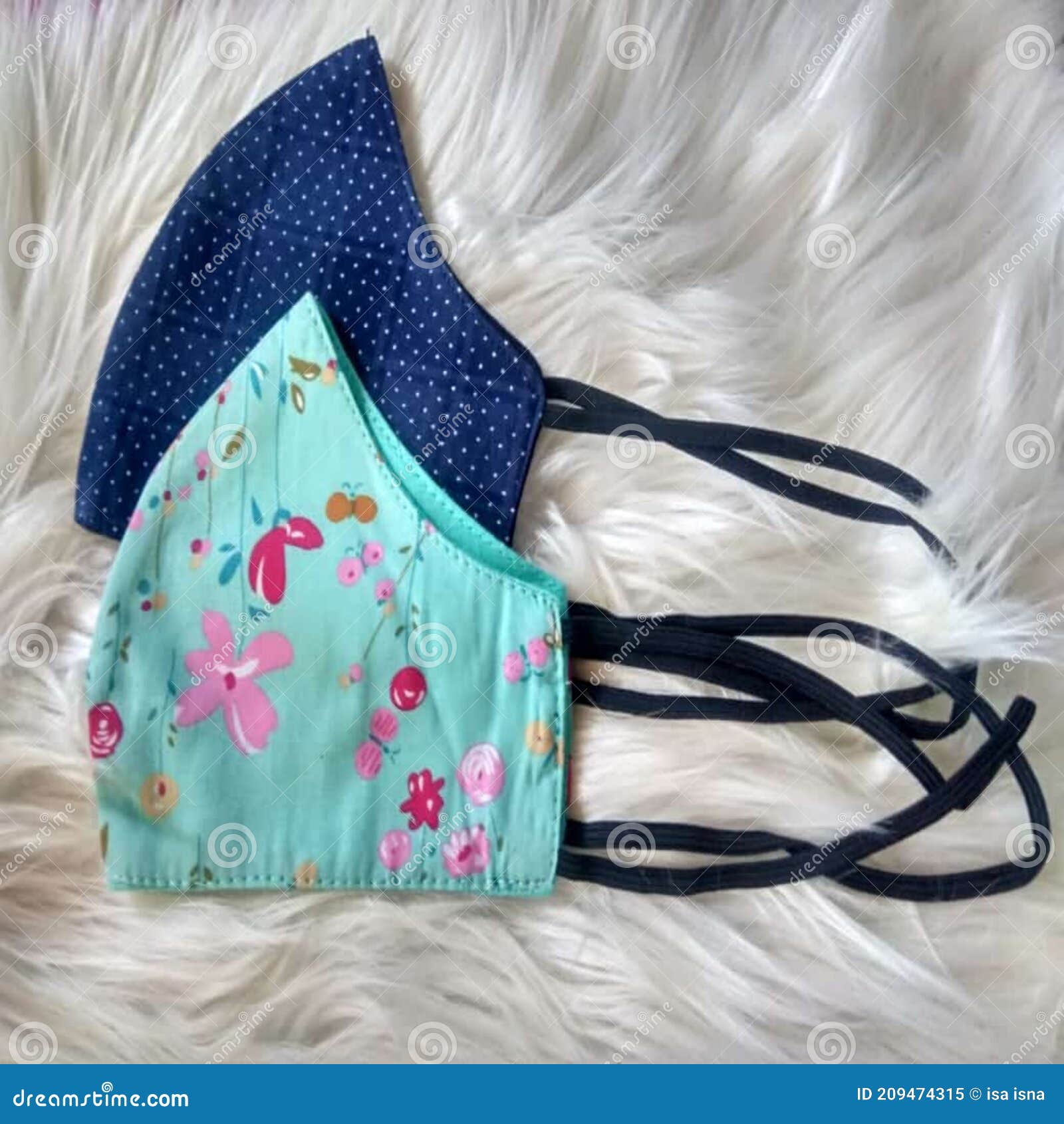 Patterned Face Masks for Women Stock Image - Image of women, masks ...