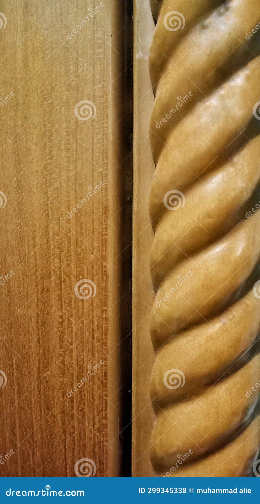 The Patterned Finished Wood Grain is Painted Using Sirlak Stock Photo ...