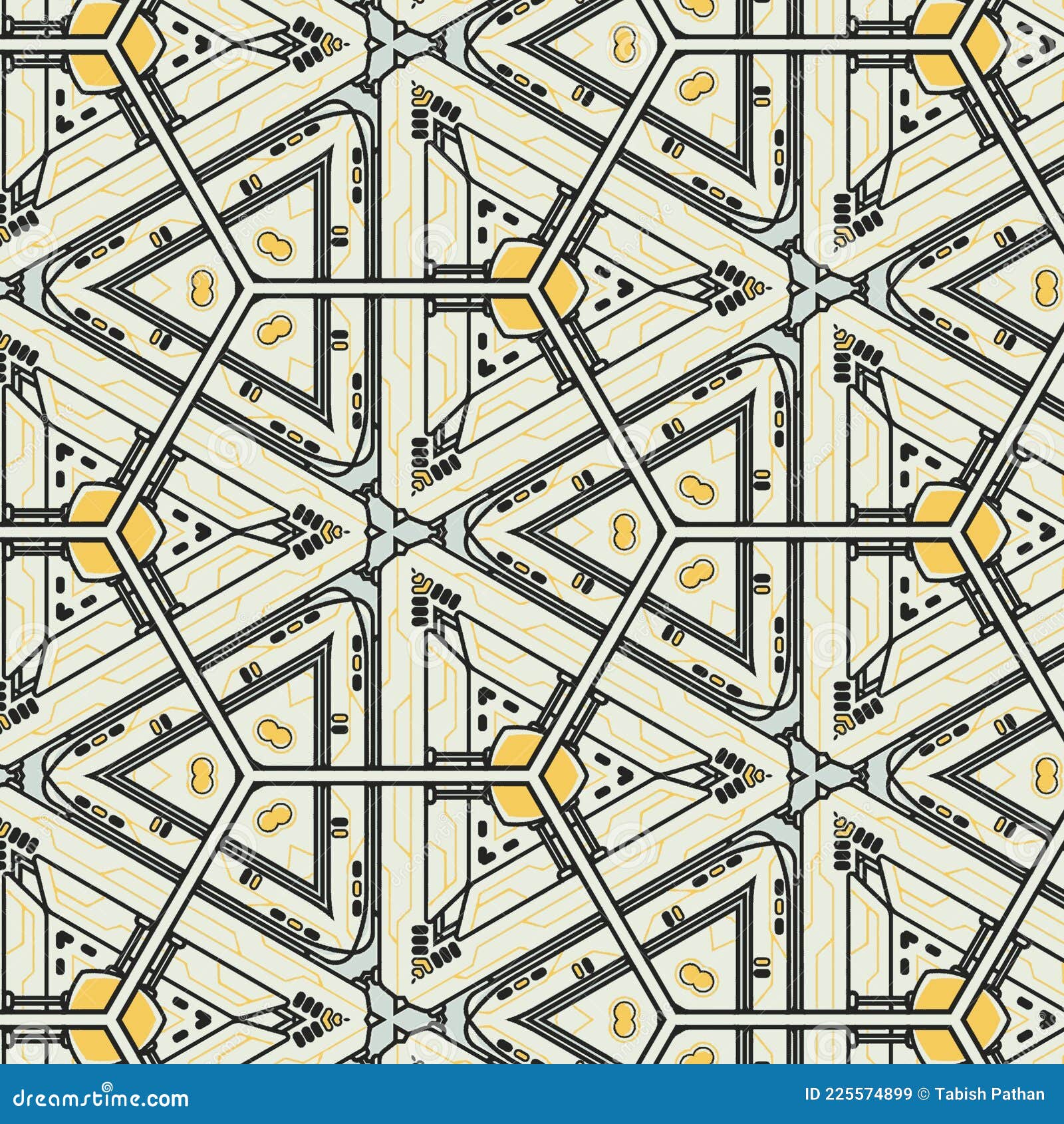 Patterned Geometric Background for Wallpapers Stock Illustration ...