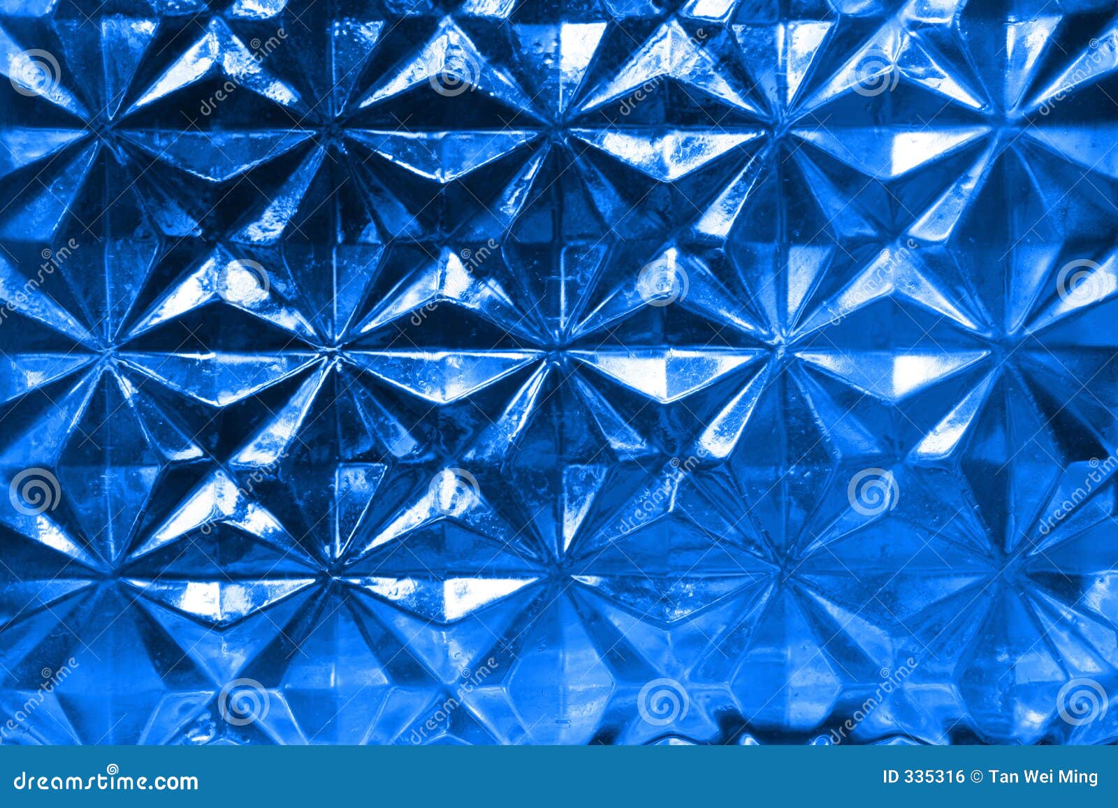 Patterned Glass in Blue stock photo. Image of glow, blue - 335316