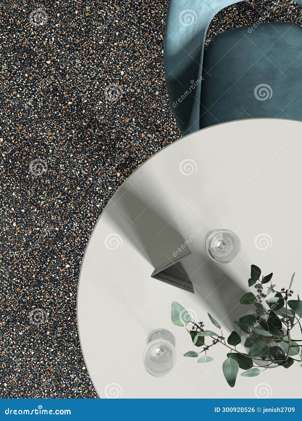 Aesthetically Pleasing Contemporary Design Interior. Luxury Cafe Mockup ...