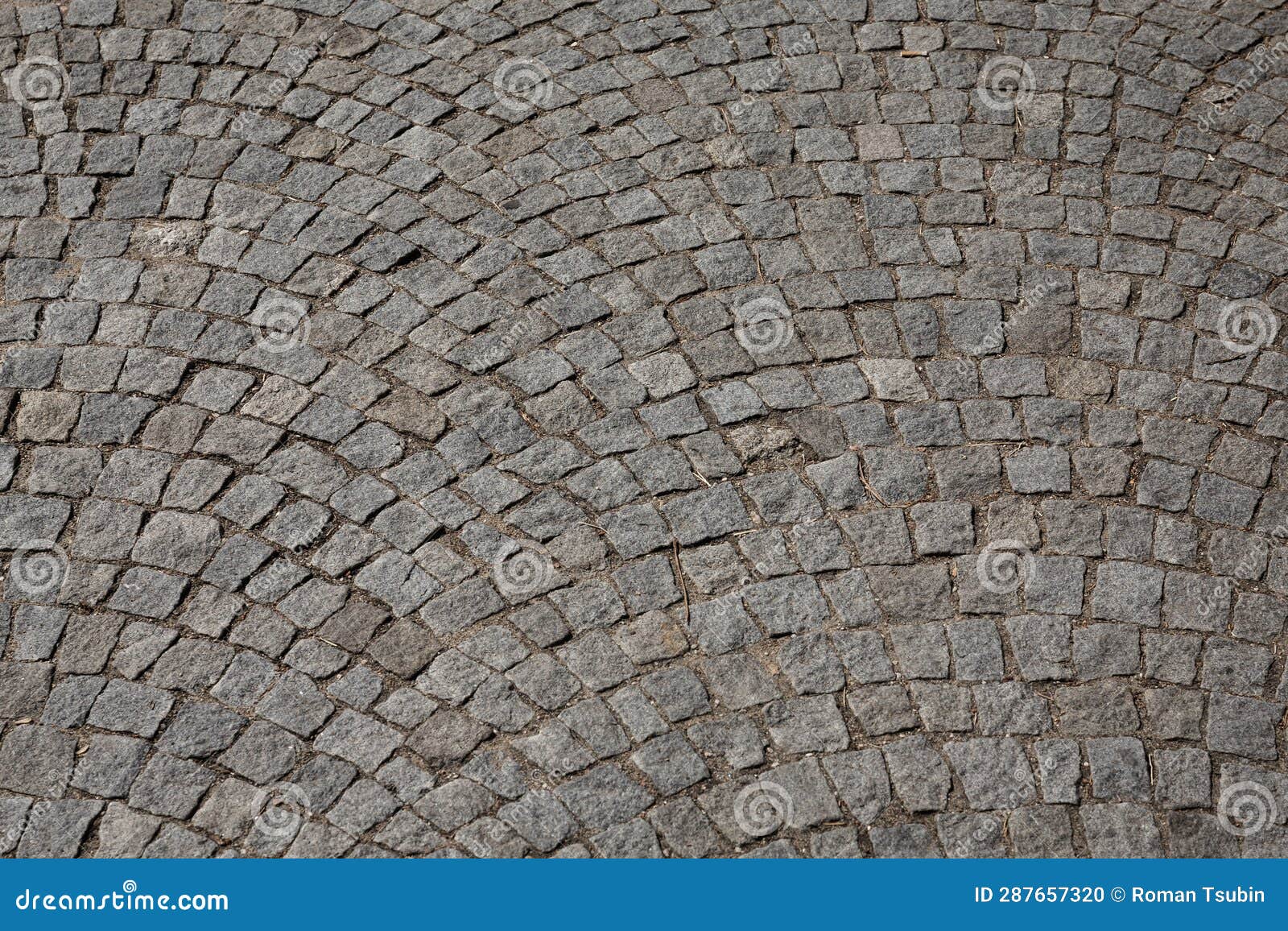 Patterned paving tiles stock photo. Image of pave, gray - 287657320