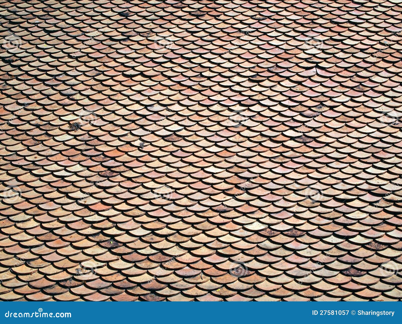 Patterned roof tiles stock image. Image of overlap, architecture - 27581057