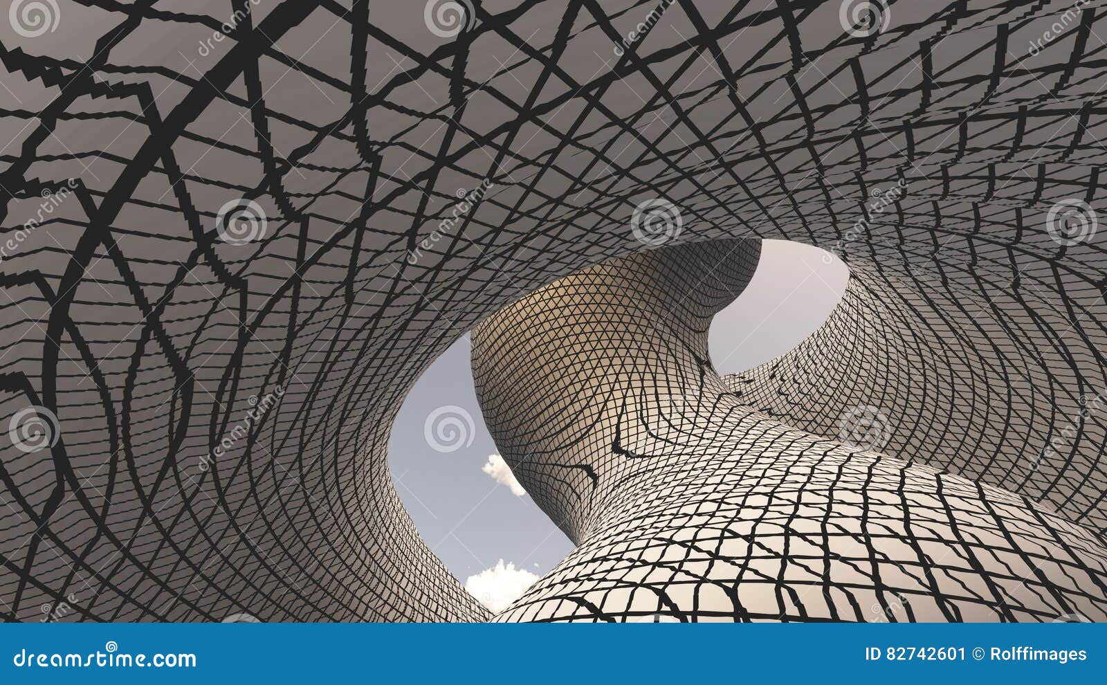Patterned structure stock illustration. Illustration of architecture ...