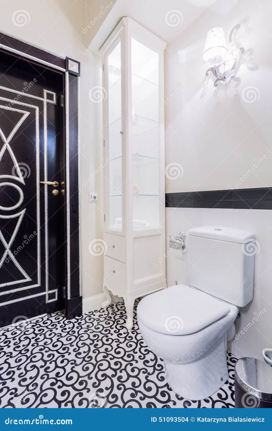 Patterned Tiles on the Floor Stock Photo - Image of light, apartment ...