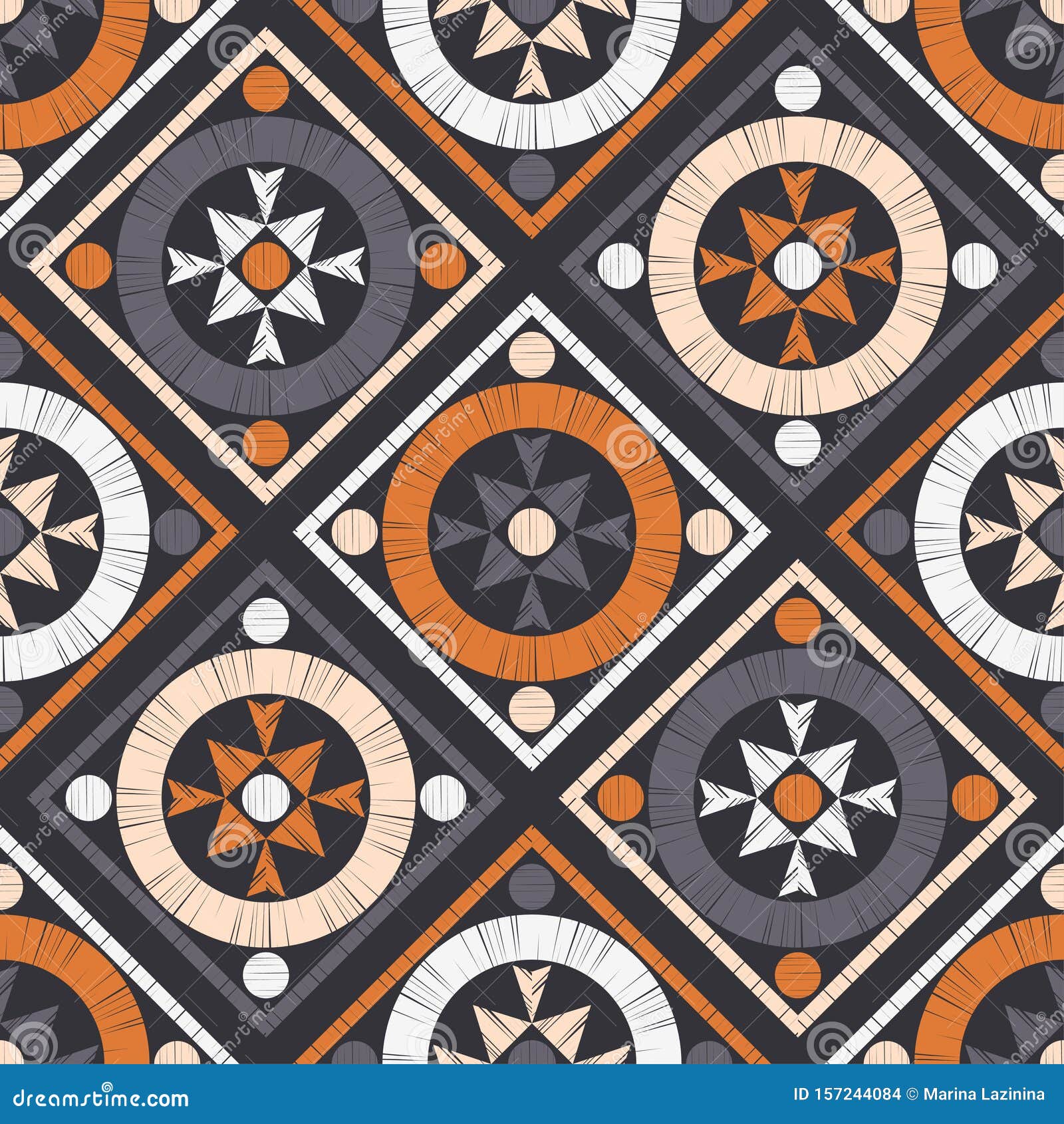 Geometrical ornament stock illustration. Illustration of packaging ...