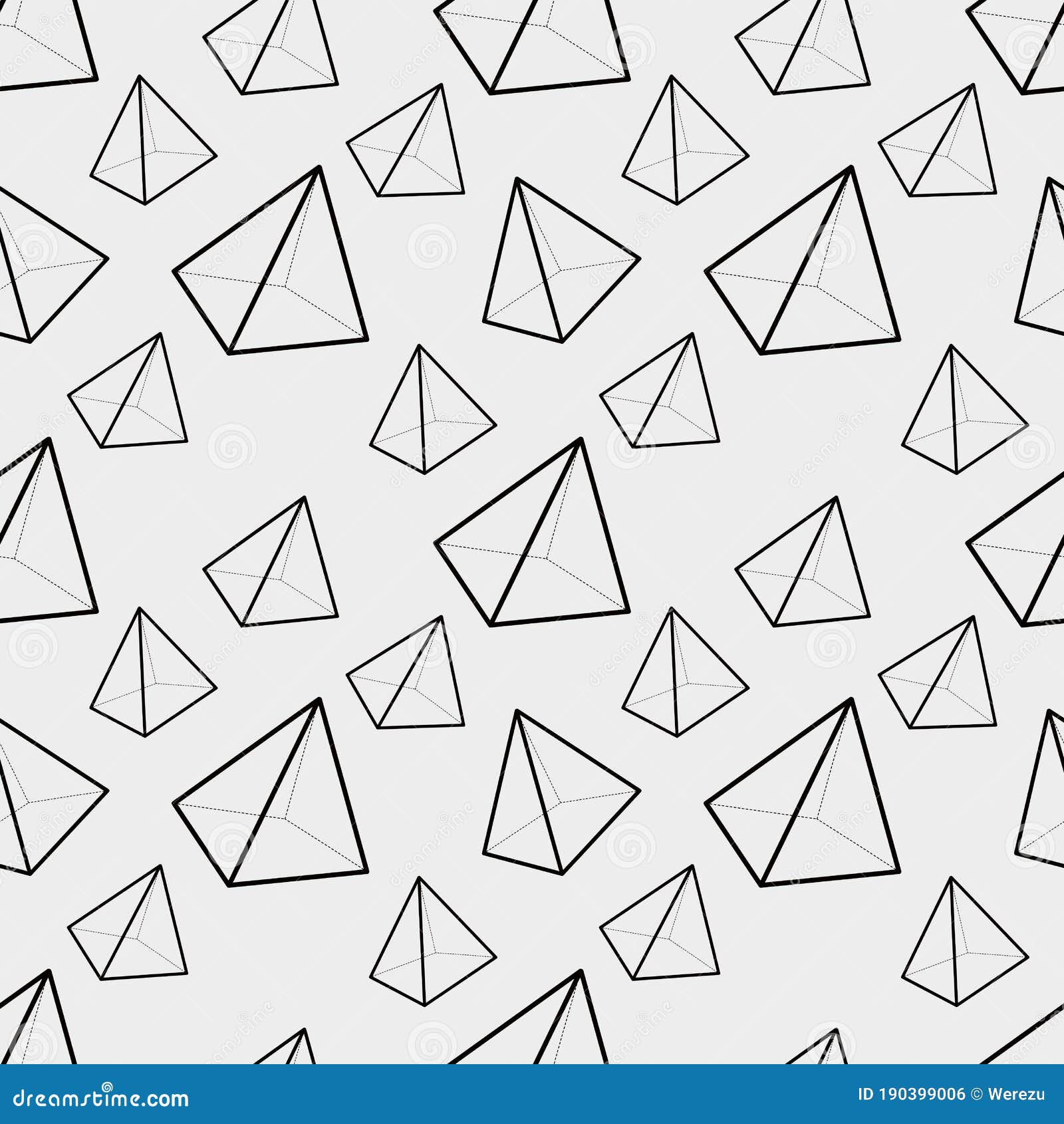 Prism Line Seamless Pattern Vector Illustration Background Stock Vector ...