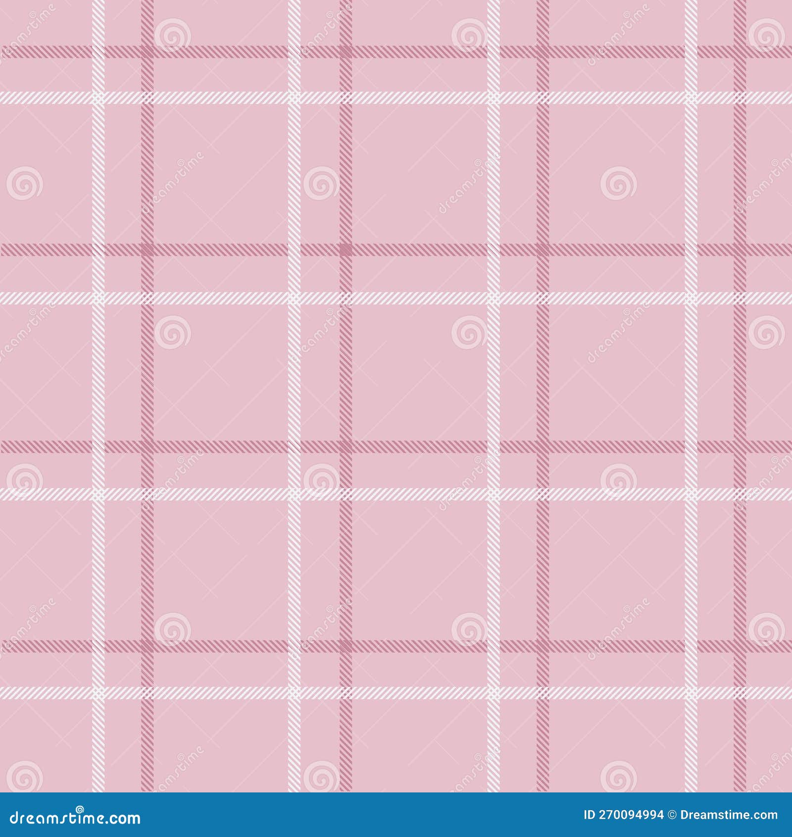 Window Pand Plaid Seamless Pattern, Pink and White Stock Illustration ...