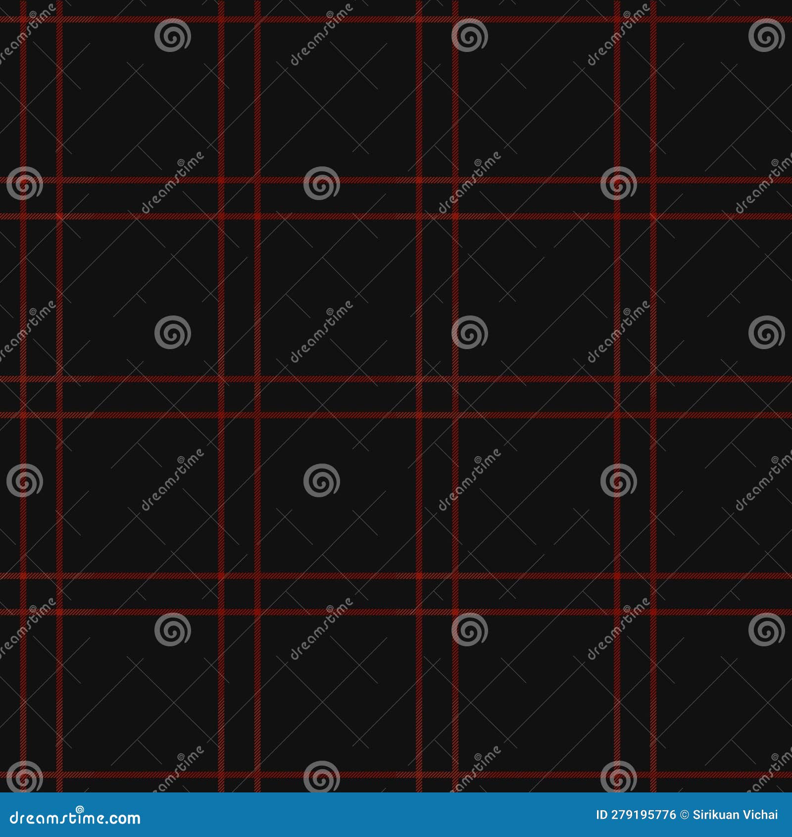 Window Pane Plaid Seamless Pattern, Red and Black, Patterns 26 5 2023 ...